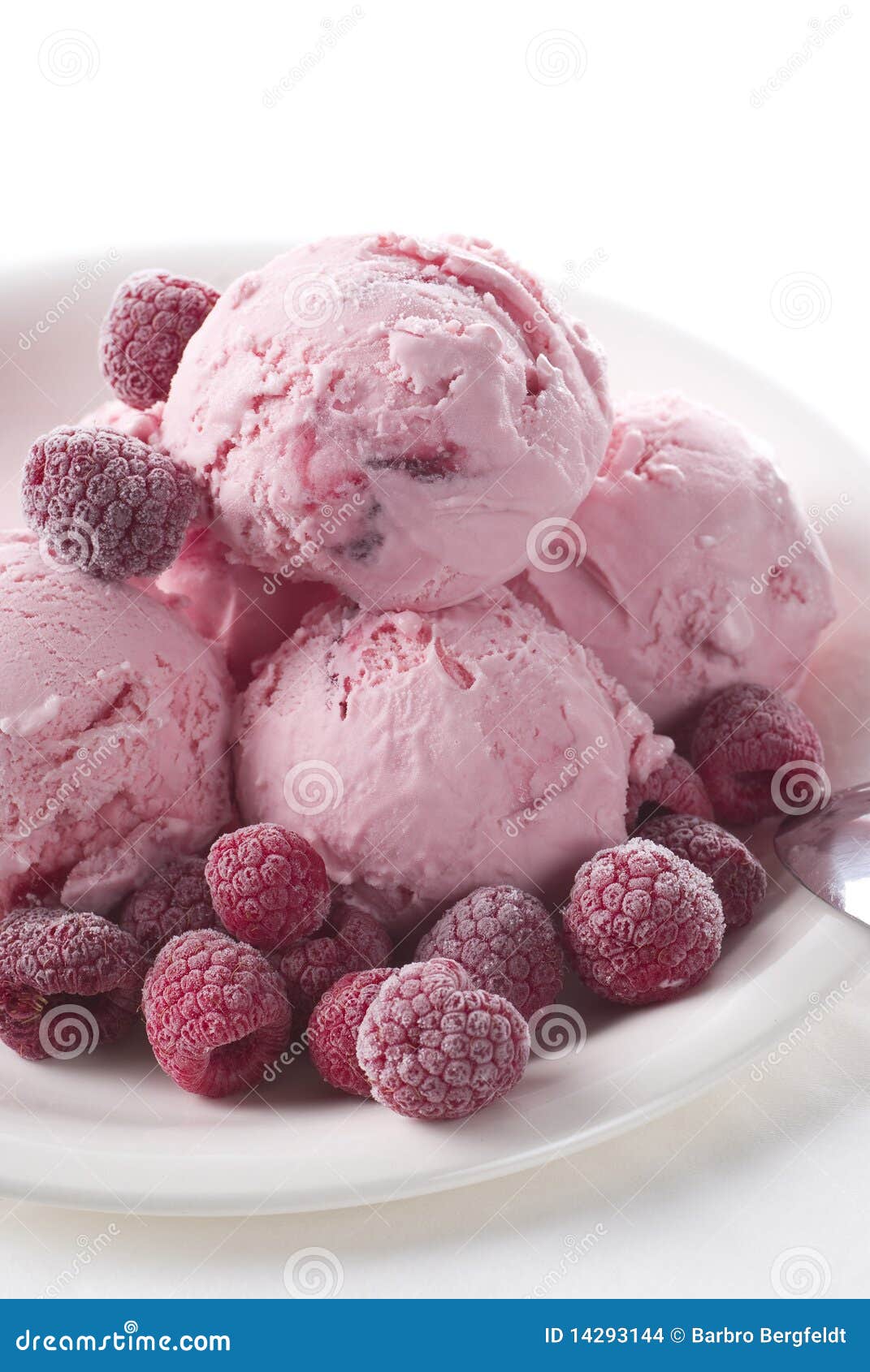 Raspberry Ice Cream stock photo. Image of raspberry, pink - 14293144