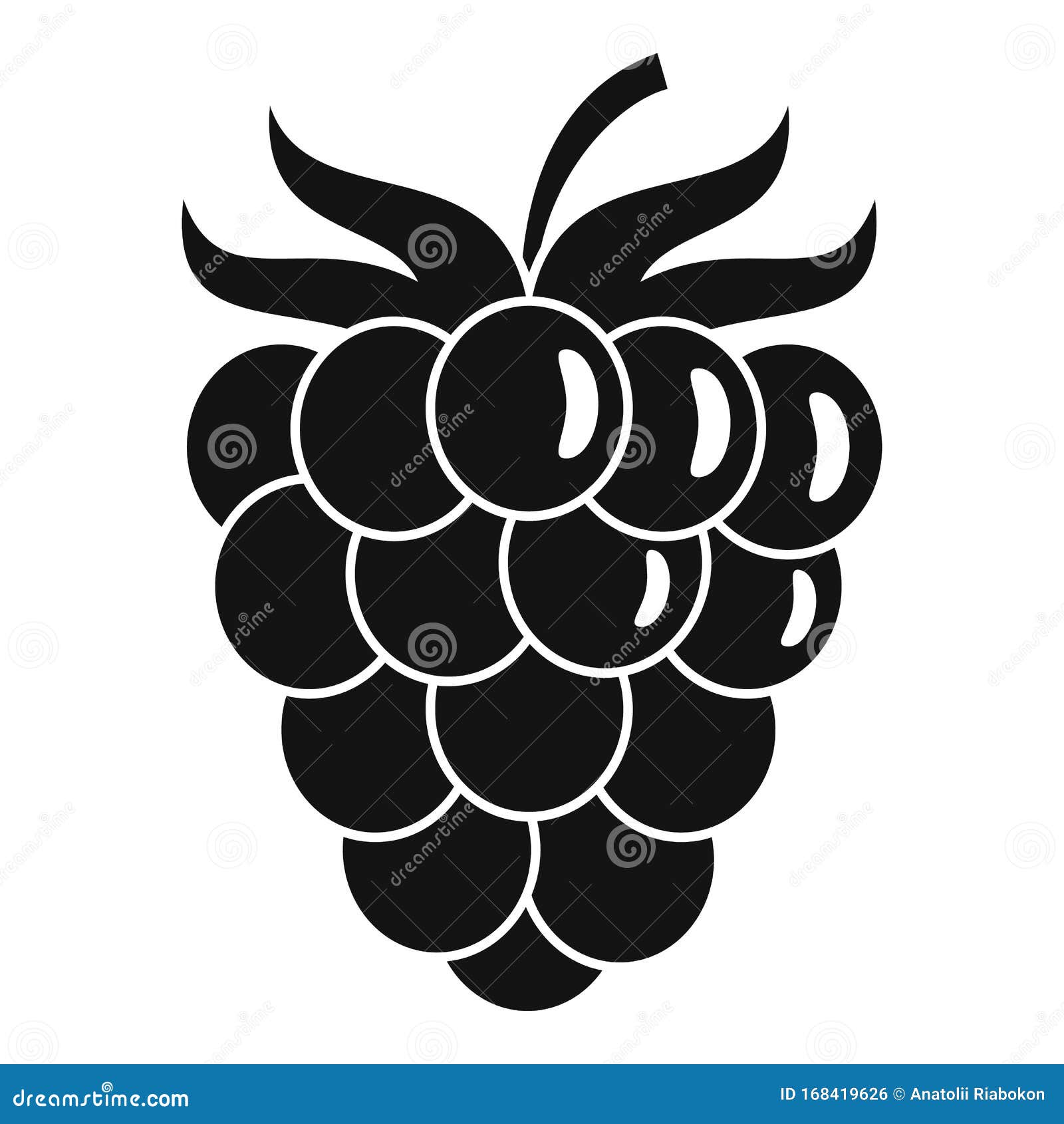 Raspberry Icon, Simple Style Stock Vector - Illustration of freshness ...