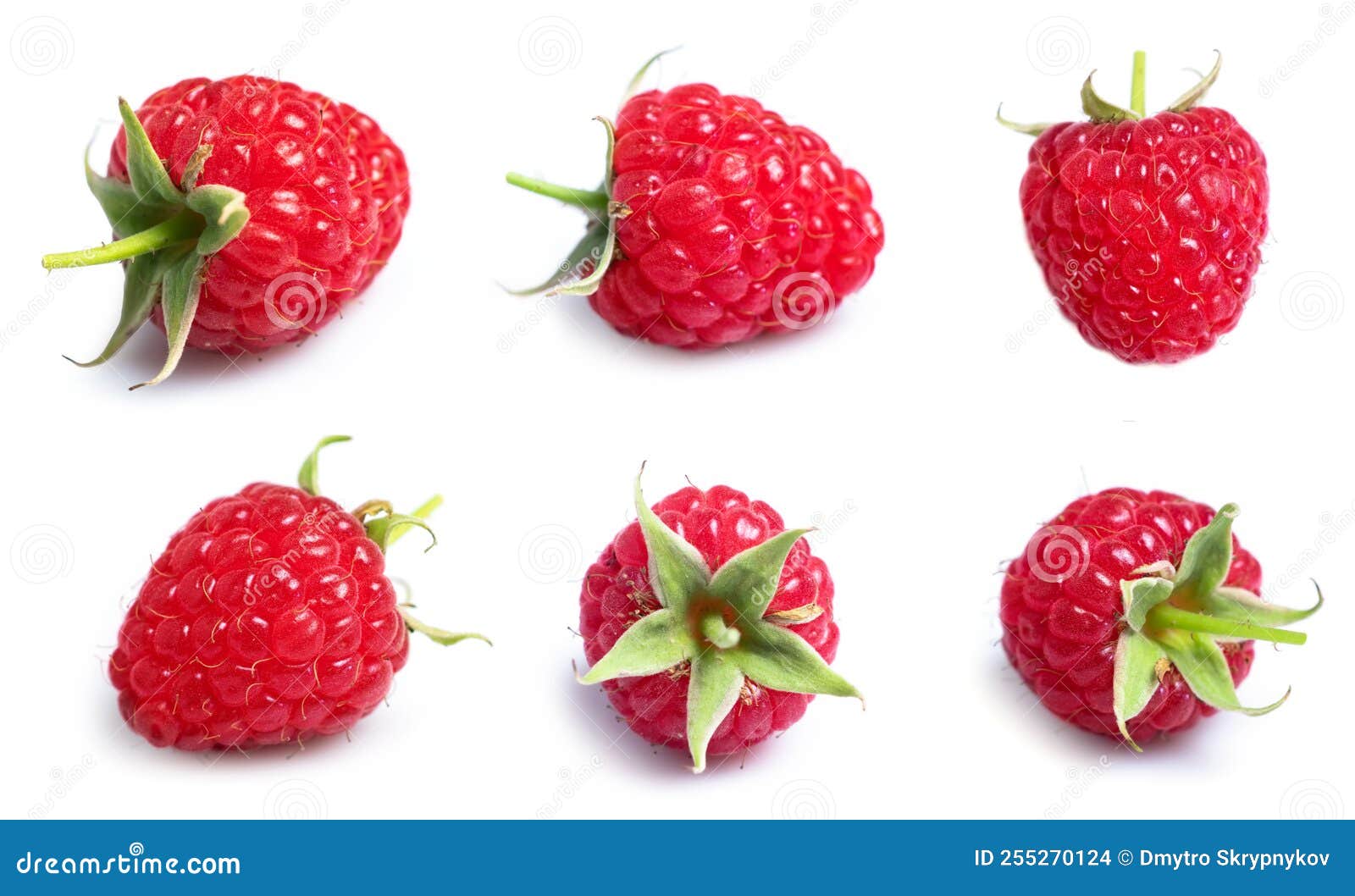 Raspberry Isolated. Raspberries with Leaf Isolate. Raspberry with Leaf ...