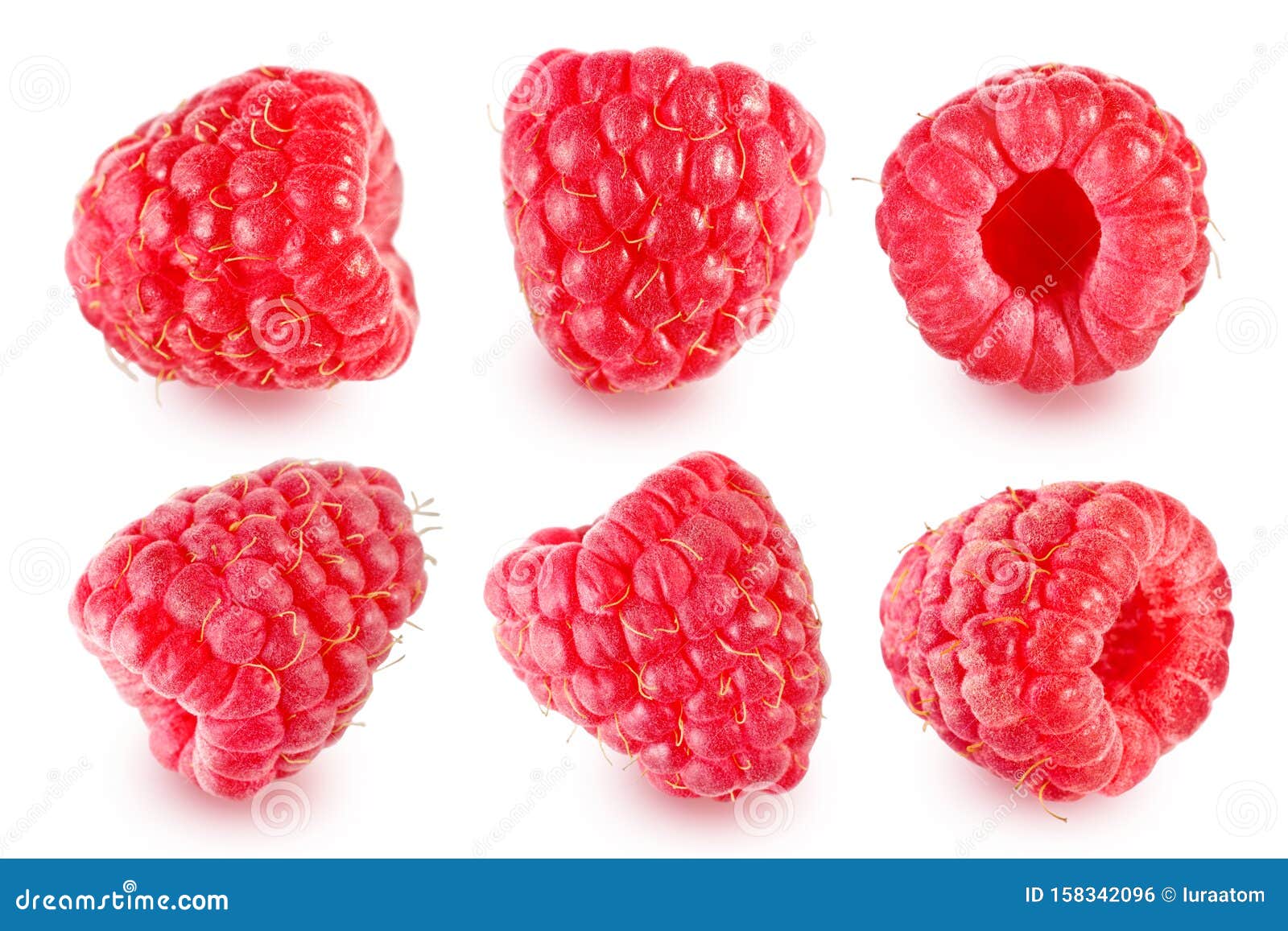 Raspberry Isolated. Raspberry on White. Raspberries Stock Photo - Image ...