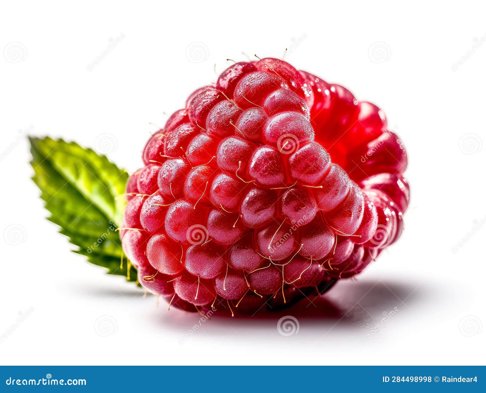 Raspberry Isolated on White Background Stock Photo - Image of delicious ...