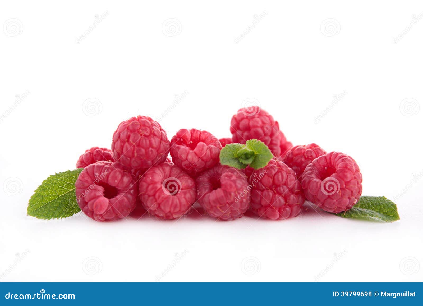 Raspberry stock photo. Image of leaf, healthy, white - 39799698