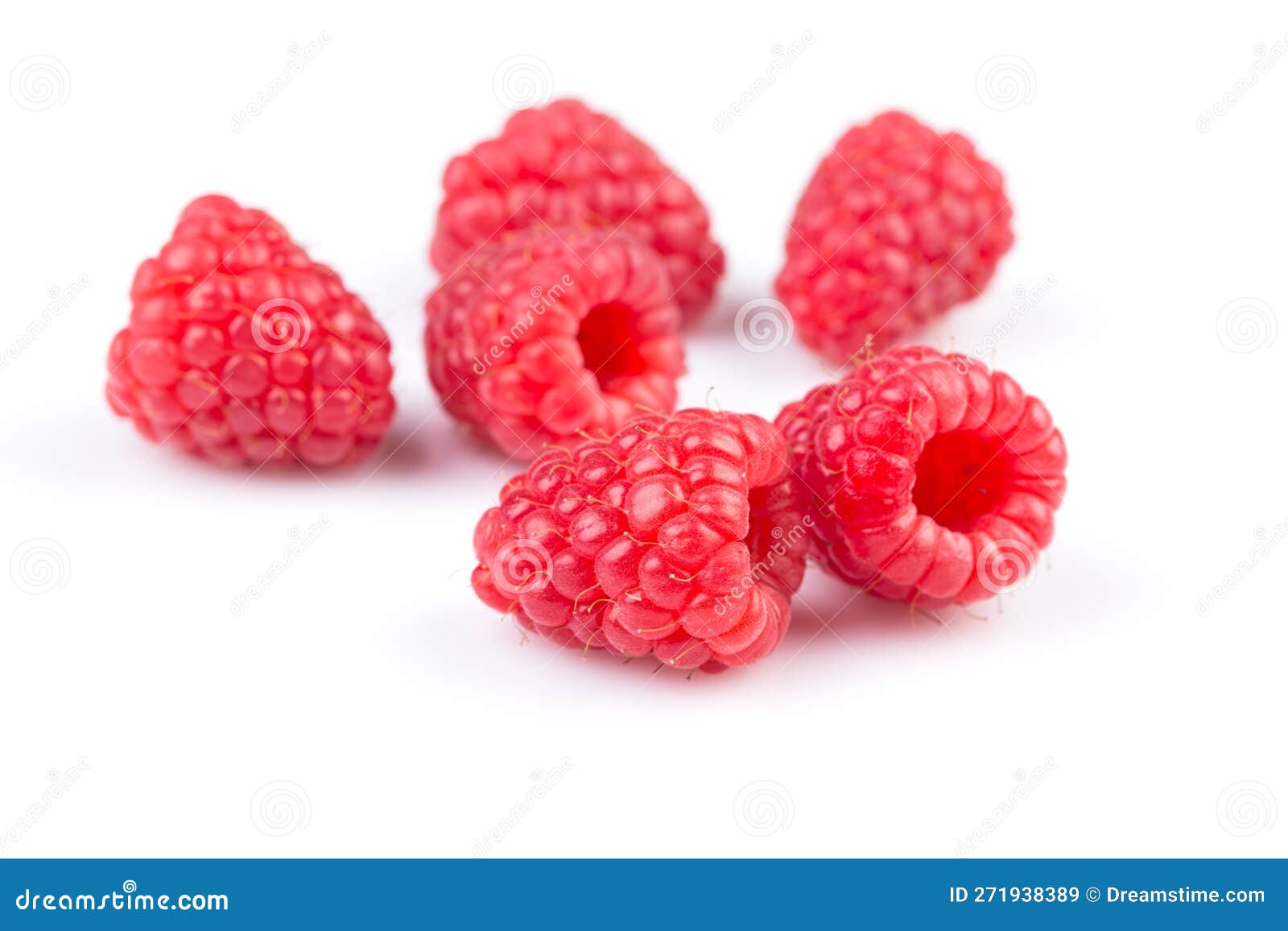 Raspberry Isolated on White Background Stock Image - Image of natural ...