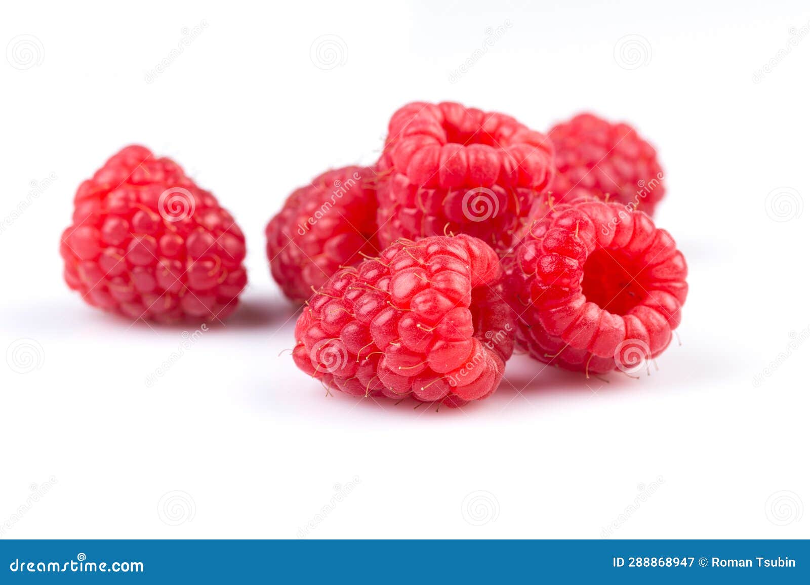 Raspberry Isolated on White Background Stock Image - Image of natural ...