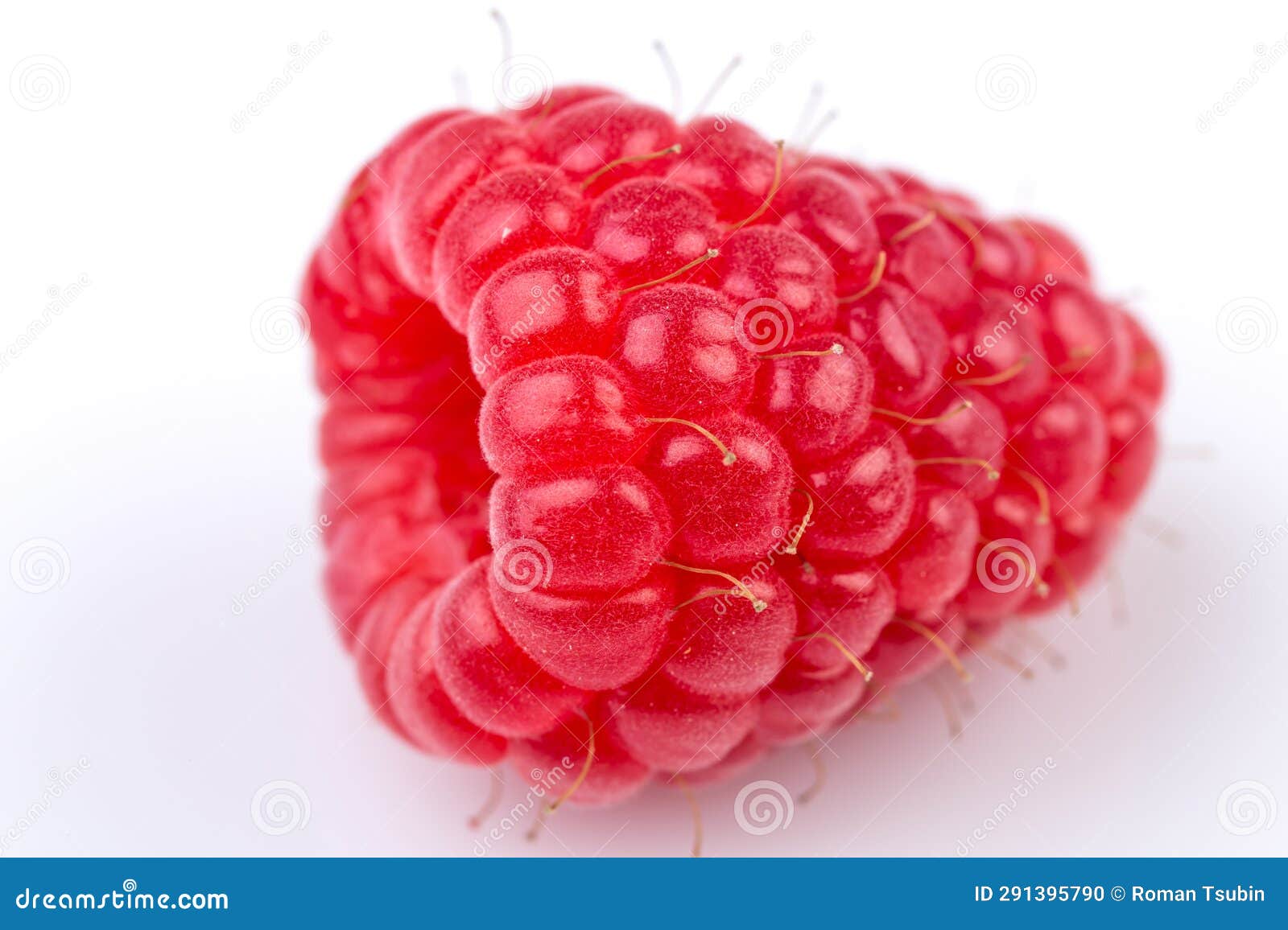 Raspberry Isolated on White Background Stock Photo - Image of juicy ...