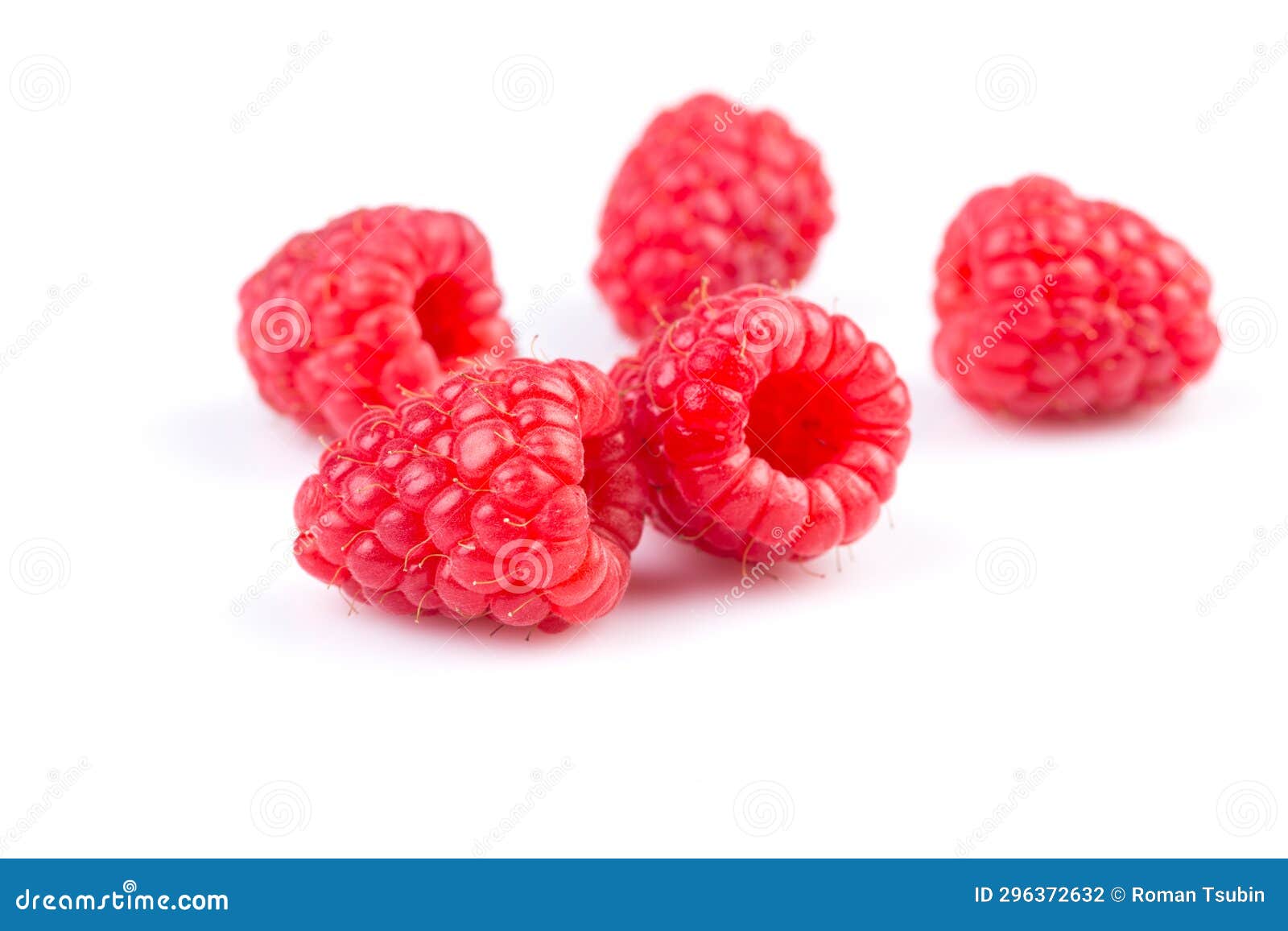 Raspberry Isolated on White Background Stock Photo - Image of dessert ...