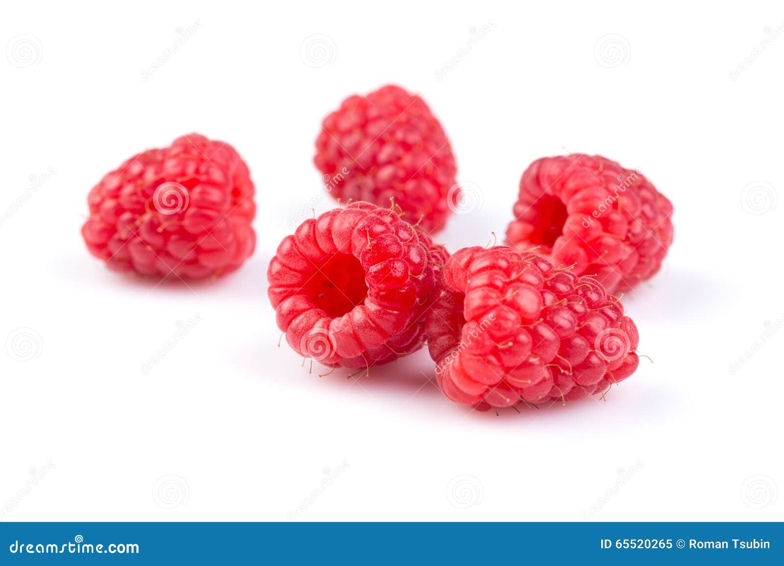 Raspberry Isolated on White Background Stock Image - Image of berry ...
