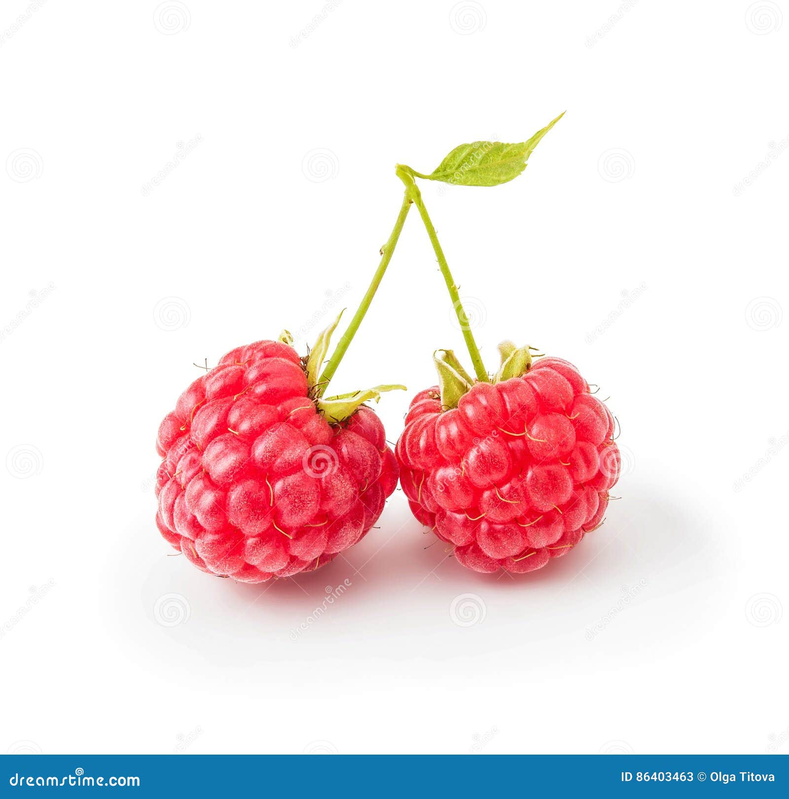 Raspberry Isolated on White Background Stock Image - Image of raspberry ...