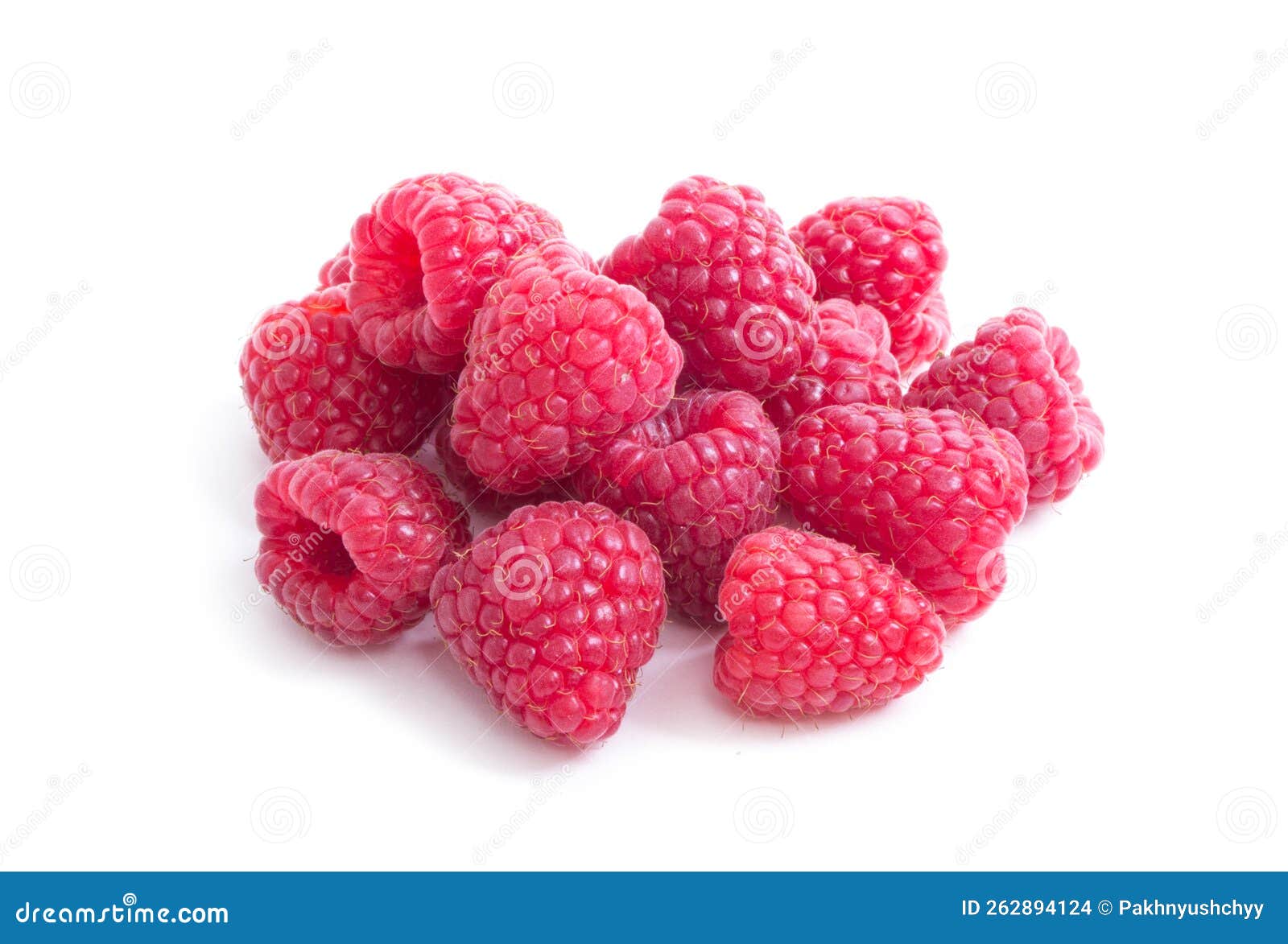 Raspberry Isolated. Raspberry on White Stock Photo - Image of food ...