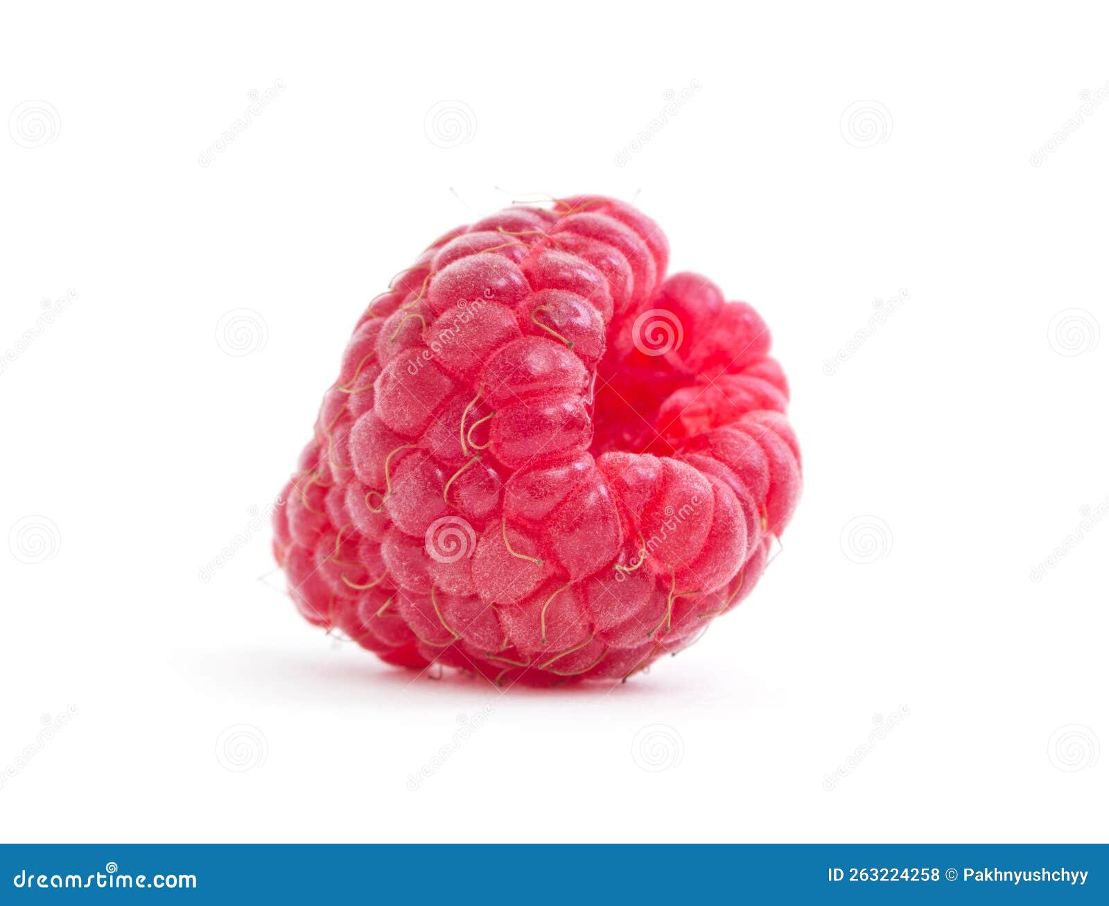 Raspberry Isolated. Raspberry on White Stock Photo - Image of ...