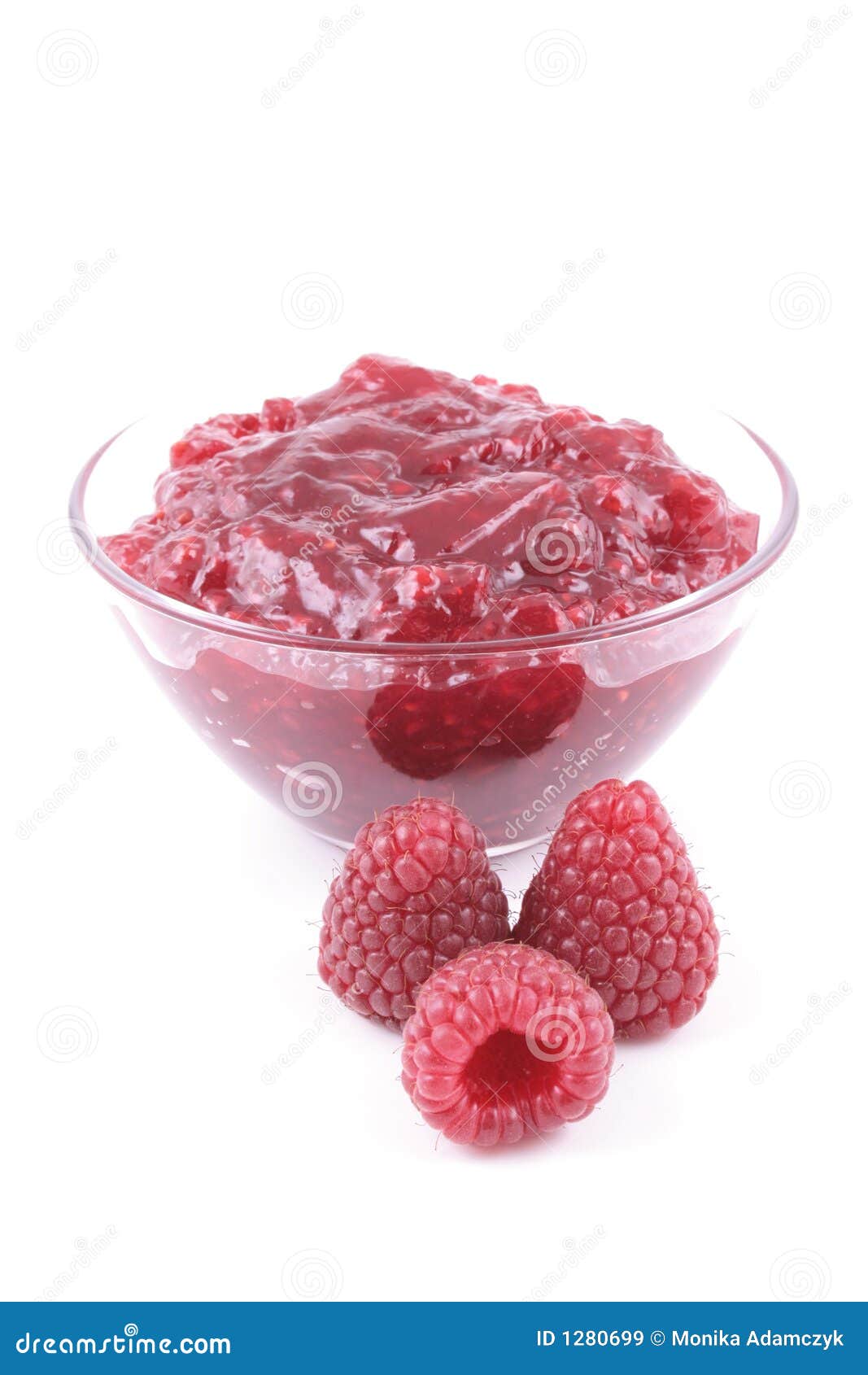 Raspberry jam stock image. Image of juicy, raspberries - 1280699