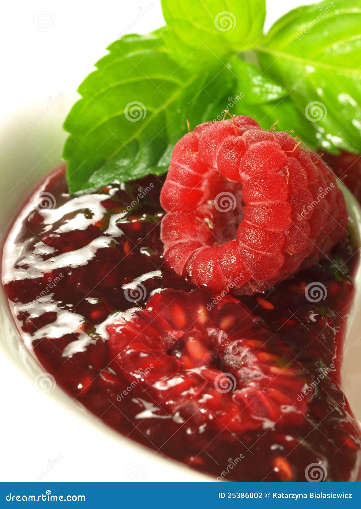 Raspberry jam stock photo. Image of food, marmalade, natural - 25386002