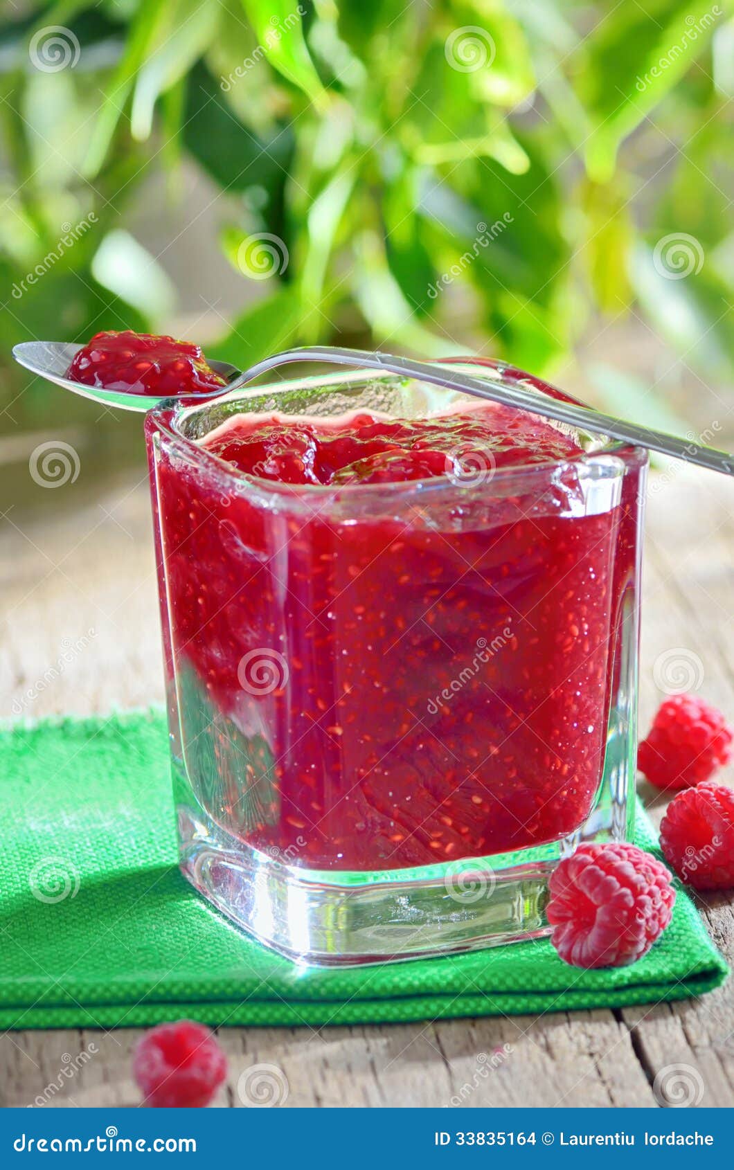 Raspberry jam stock photo. Image of breakfast, food, sweet - 33835164