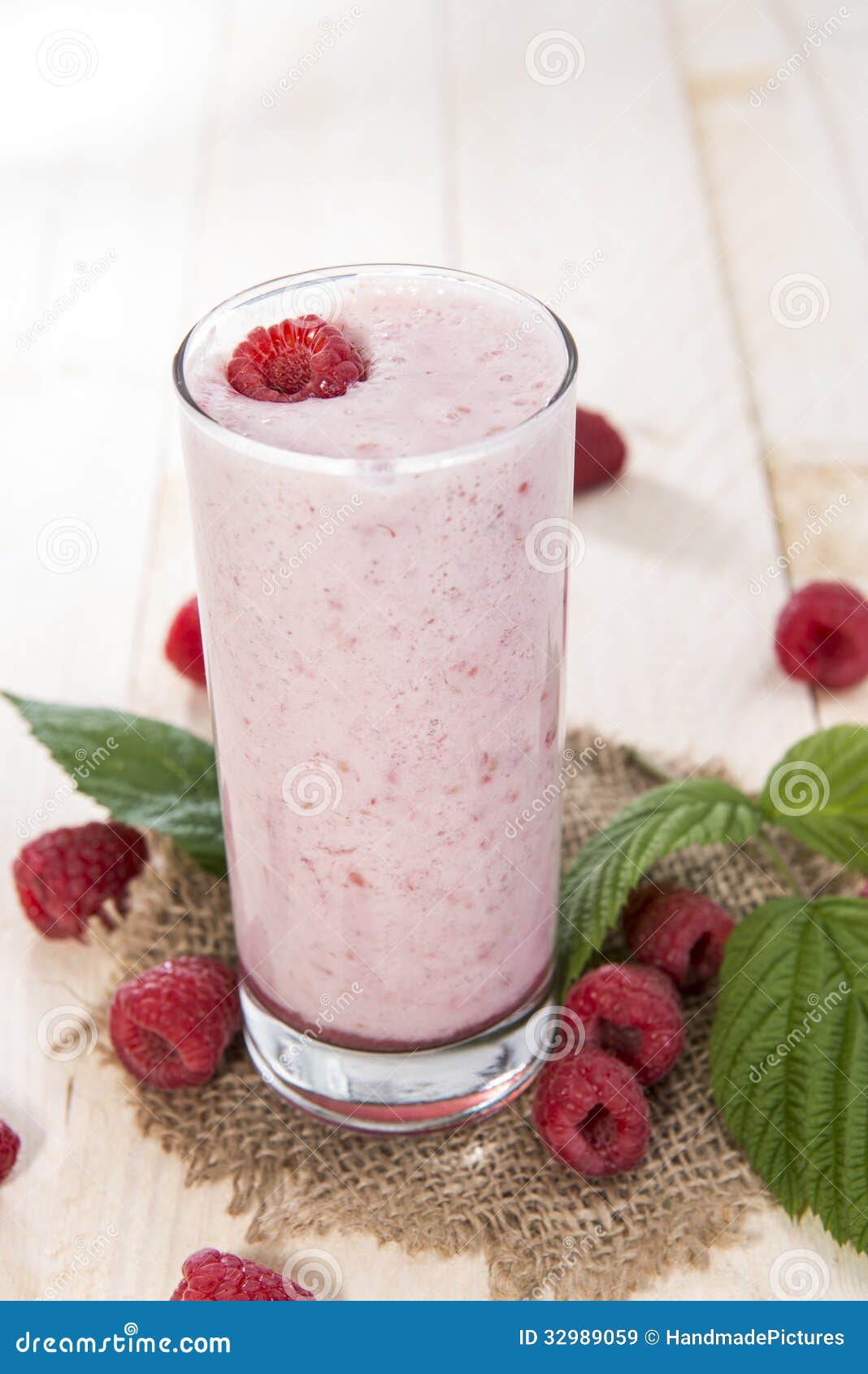 Raspberry Milkshake stock image. Image of refreshment - 32989059
