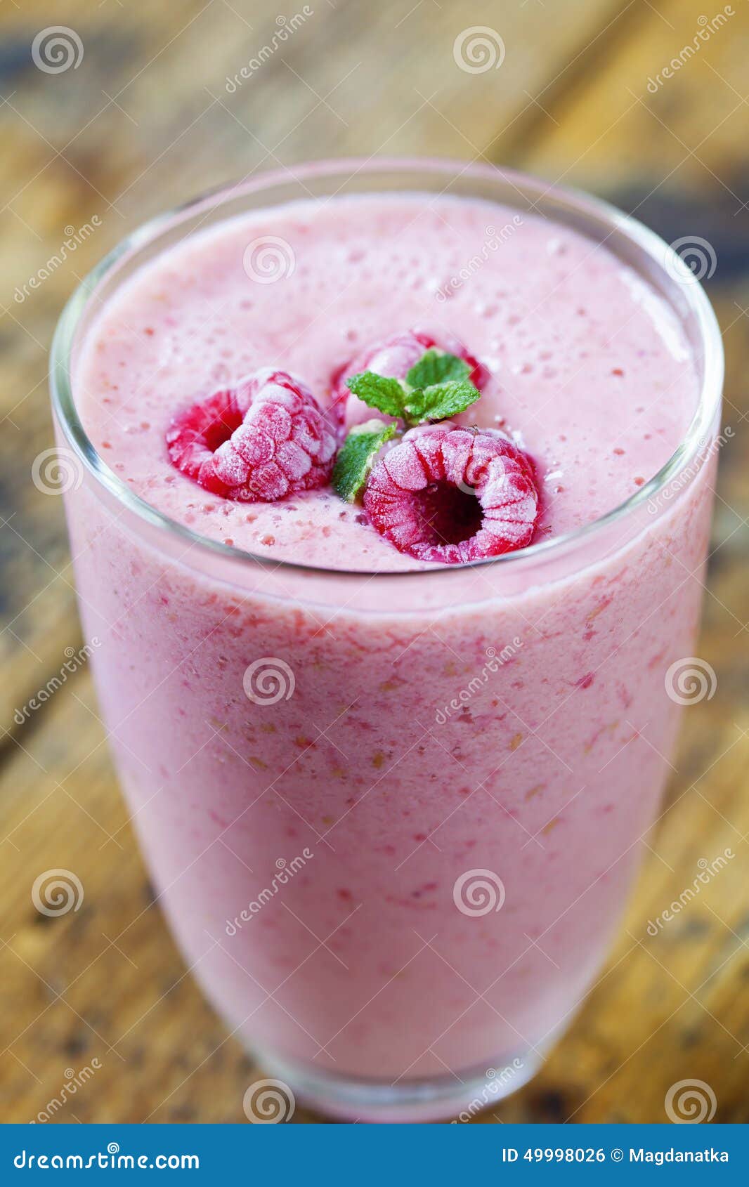Raspberry milkshake stock photo. Image of milk, garnish - 49998026