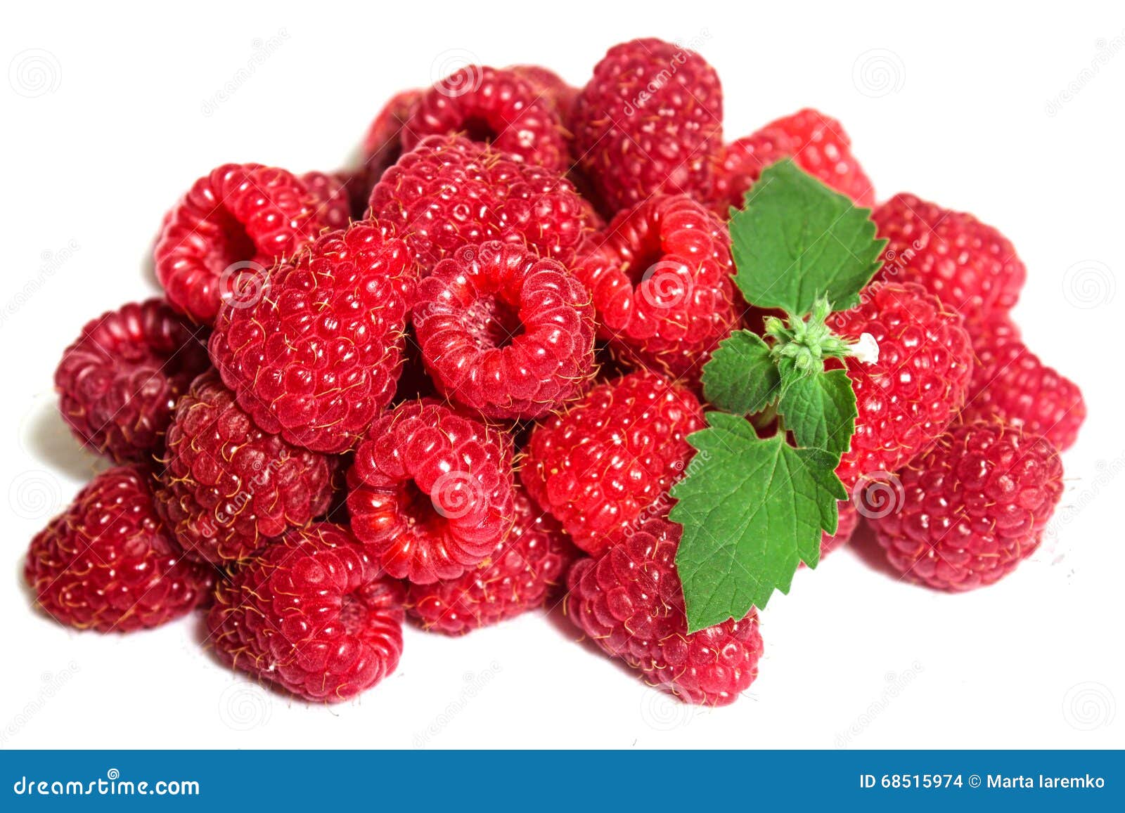 Raspberry and Mint stock photo. Image of raspberry, mint - 68515974