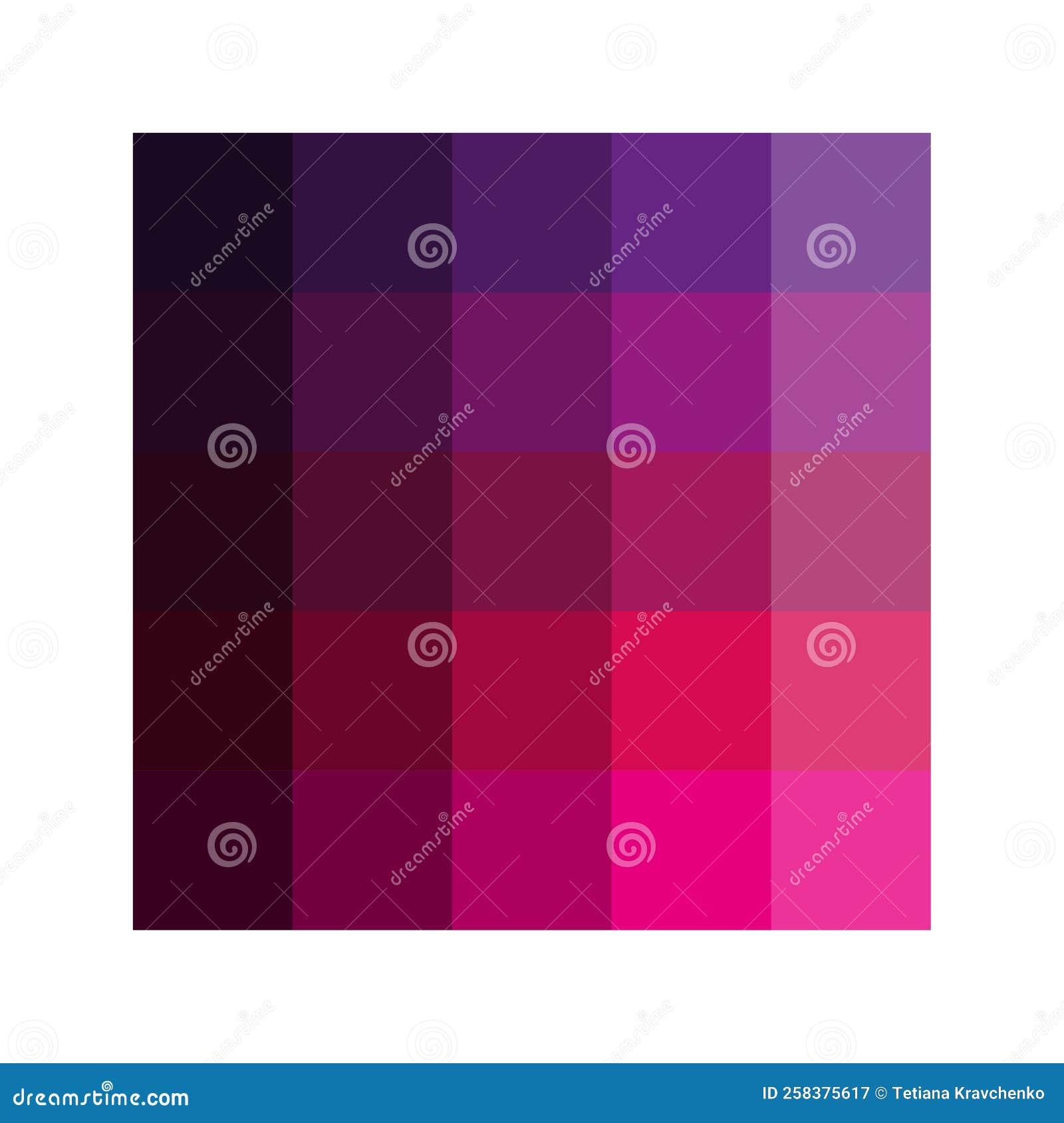 Raspberry Palette in Abstract Style. Vector Illustration. Stock Image ...