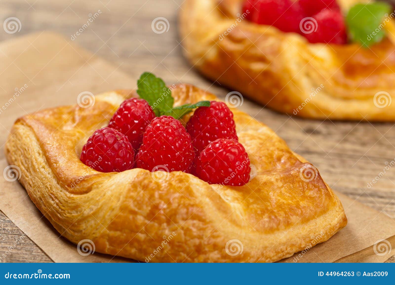 Raspberry pastries. Macro. stock image. Image of dessert - 44964263