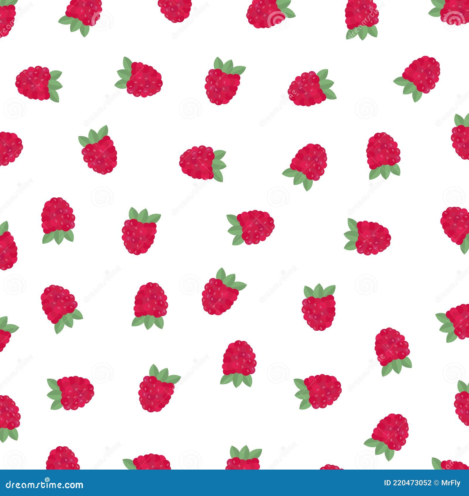 Raspberry Pattern, Background Vector Illustration Stock Vector ...