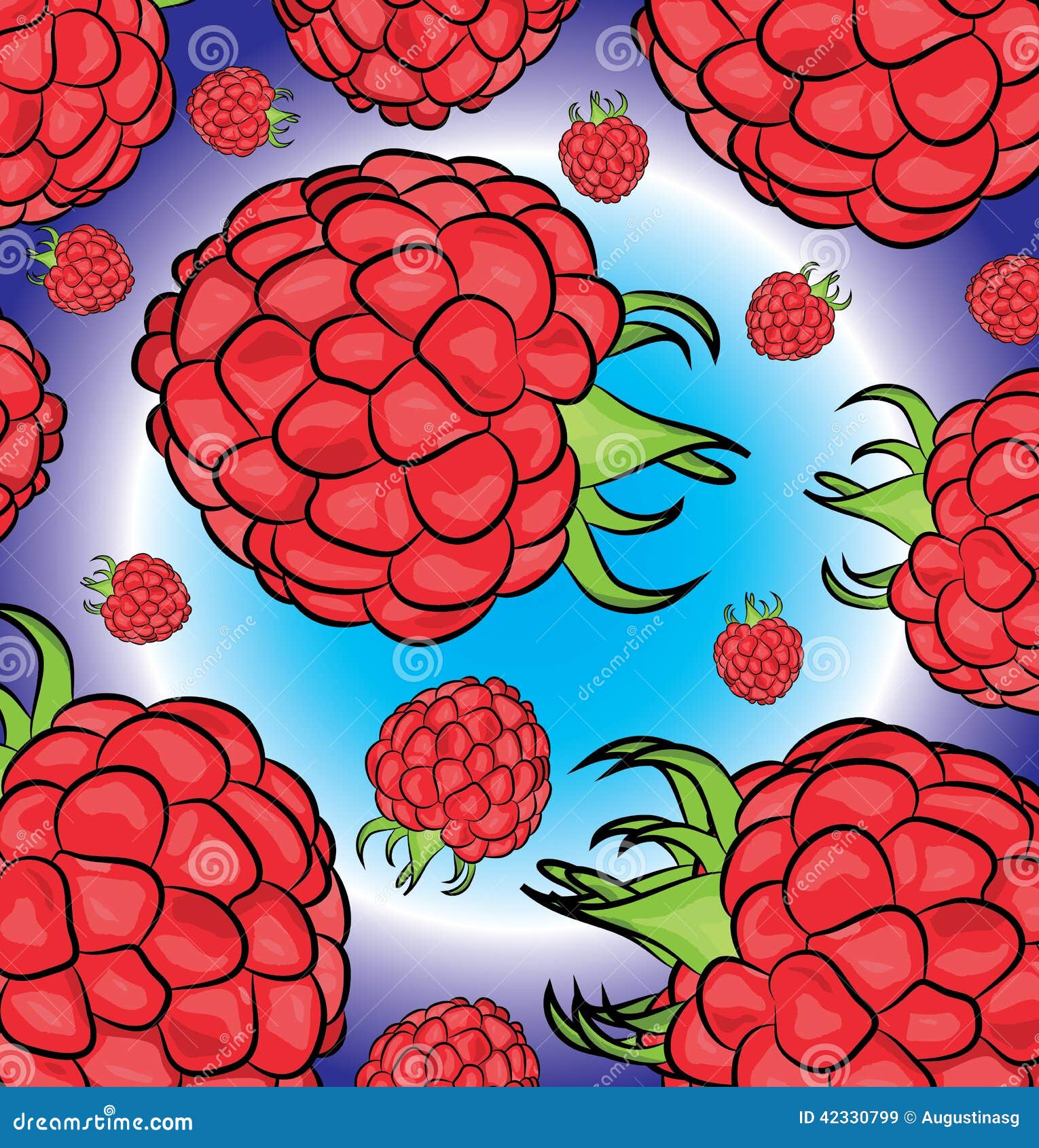 Raspberry pattern stock illustration. Illustration of emotion - 42330799