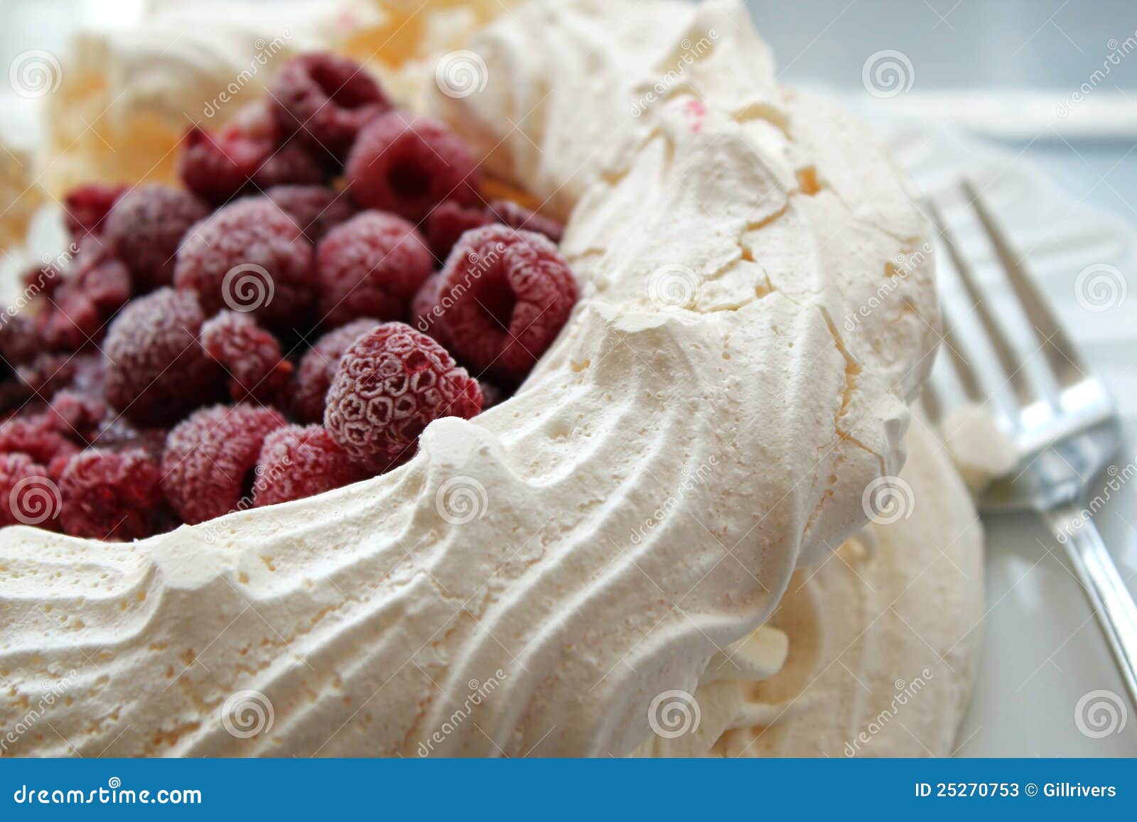 Raspberry Pavlova stock image. Image of whitstable, treats - 25270753