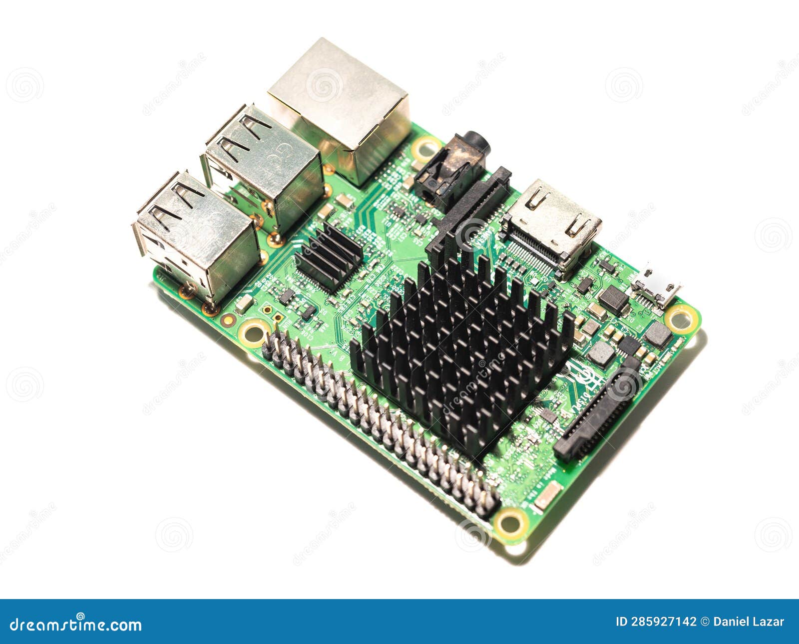Raspberry Pi Isolated on White Editorial Photography - Image of ...
