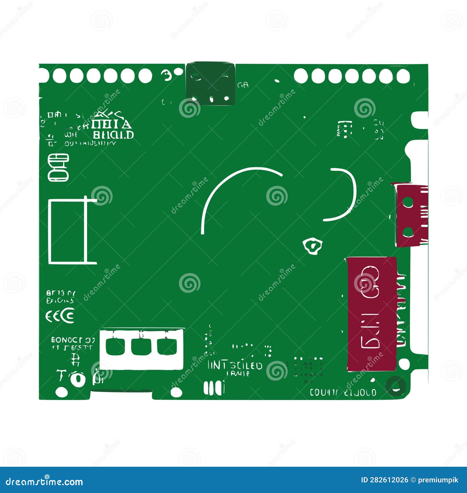 Raspberry Pi vector design stock vector. Illustration of circle - 282612026