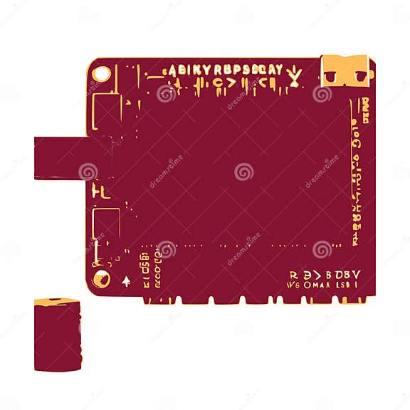 Raspberry Pi vector stock vector. Illustration of brand - 282615936