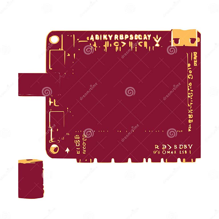 Raspberry Pi vector stock vector. Illustration of brand - 282615936