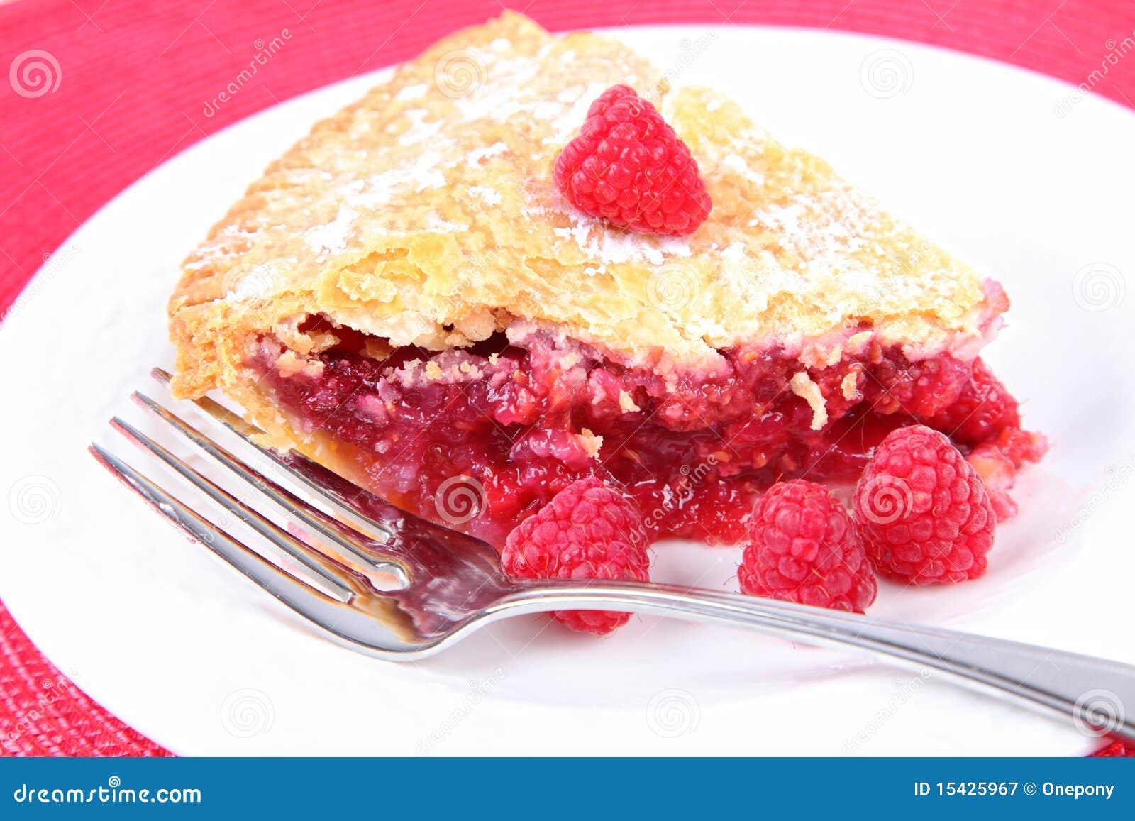 Raspberry Pie stock image. Image of food, dessert, raspberry - 15425967
