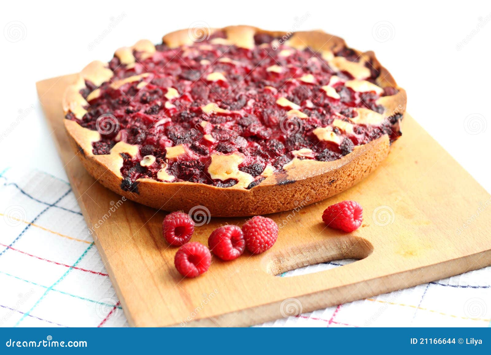 Raspberry pie stock photo. Image of berry, pastry, piece - 21166644