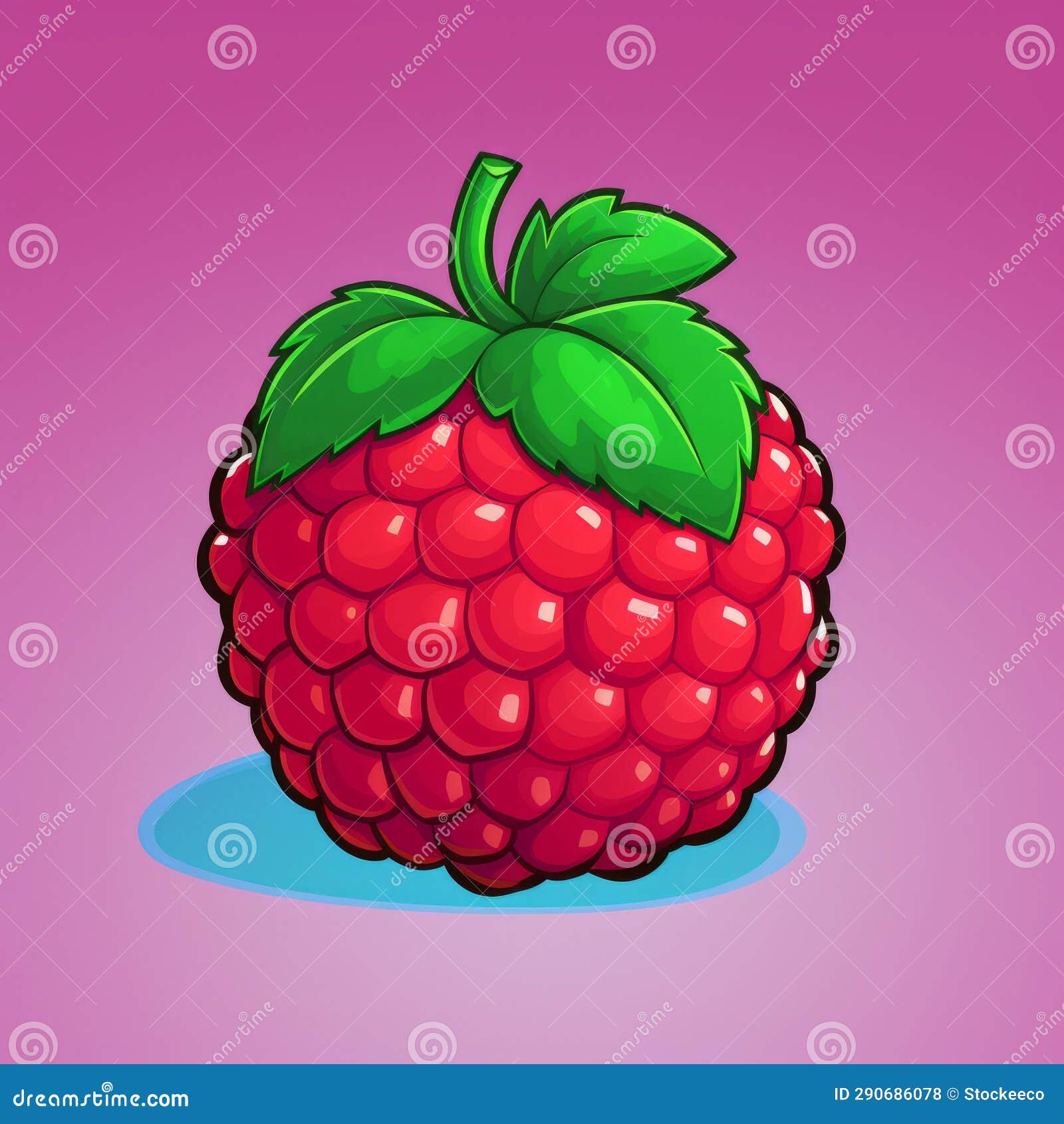 Raspberry Pixel Art: Retro 8-bit Game Item Stock Illustration ...