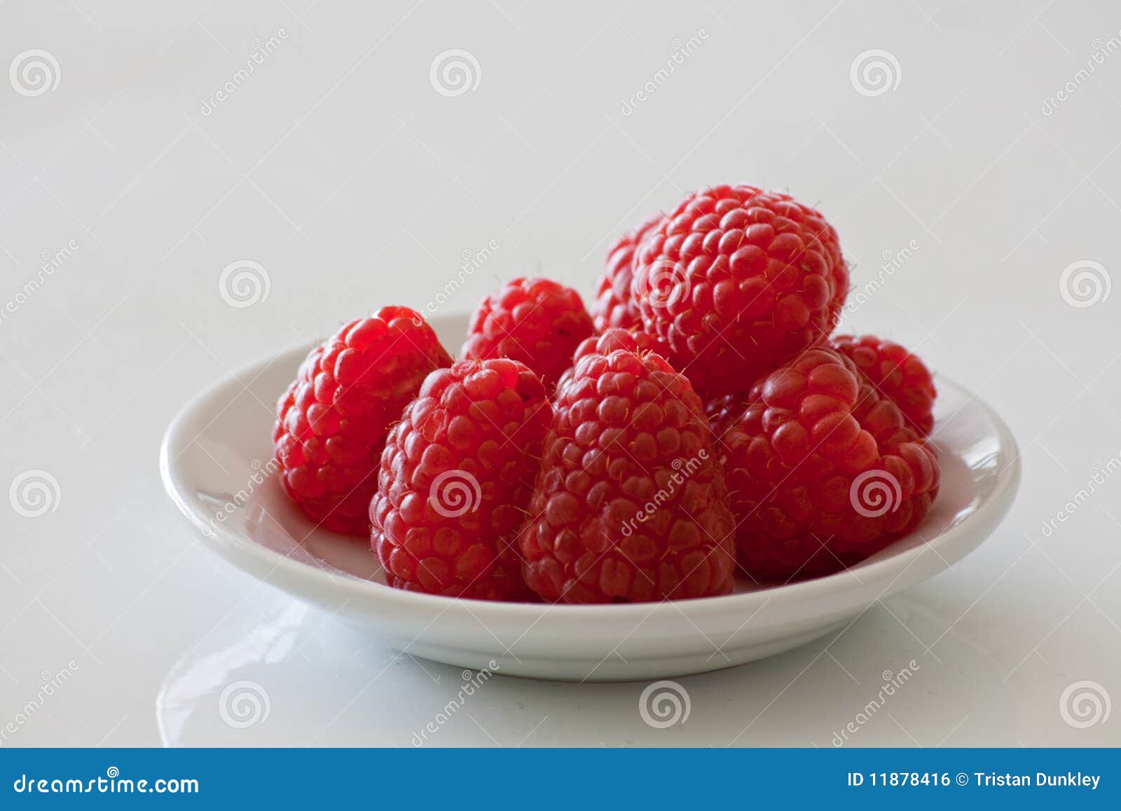Raspberry Plate stock photo. Image of healthy, sugar - 11878416