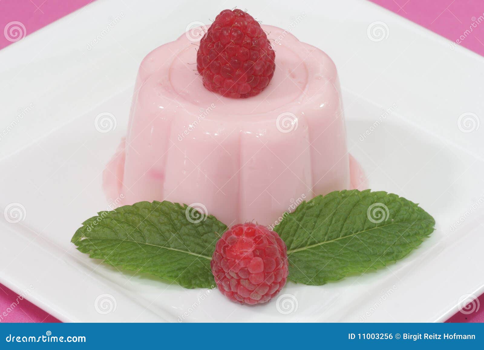 Raspberry pudding stock photo. Image of raspberry, tasty - 11003256