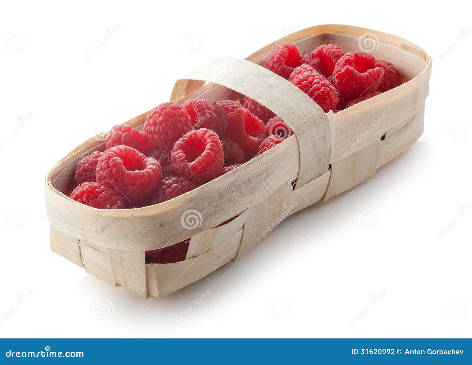 Raspberry in the punnet stock photo. Image of punnet - 31620992