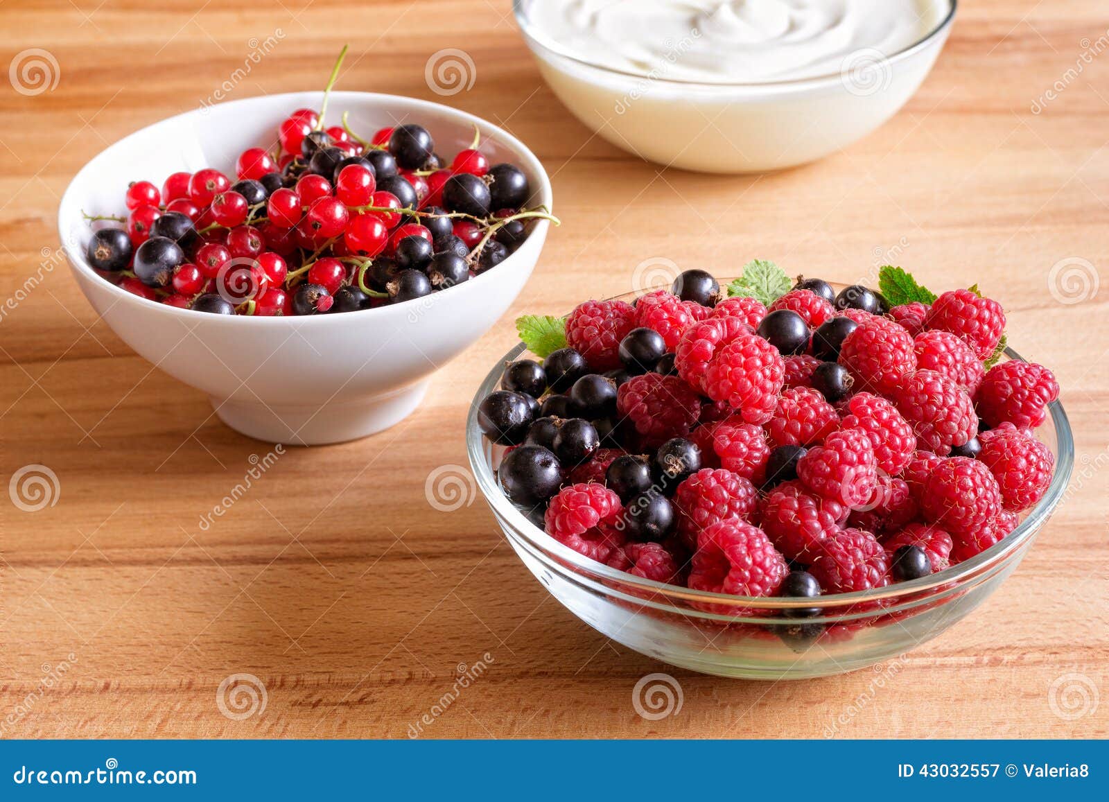 Raspberry, Red and Black Currant Stock Image - Image of black, berry ...