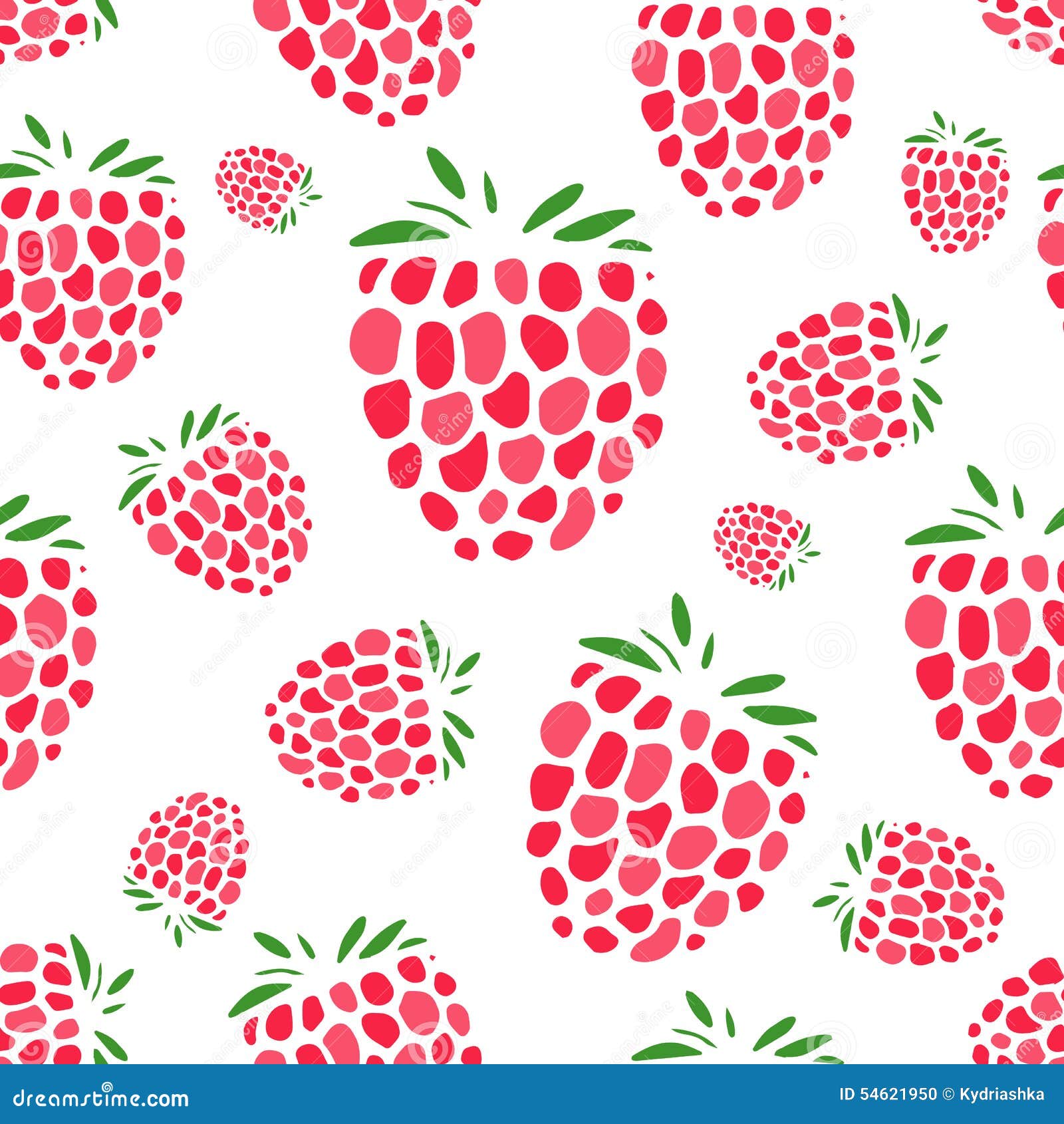 Raspberry Seamless Pattern for Your Design Stock Vector - Illustration ...