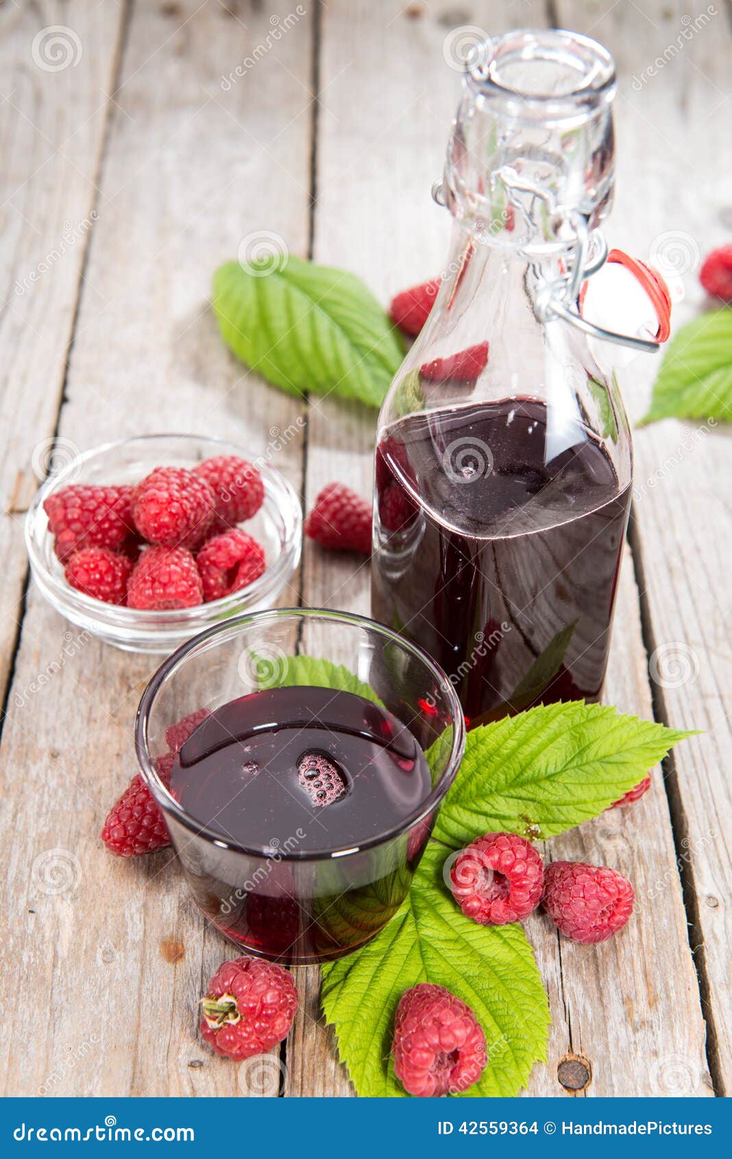 Raspberry Sirup in a glass stock photo. Image of fresh - 42559364