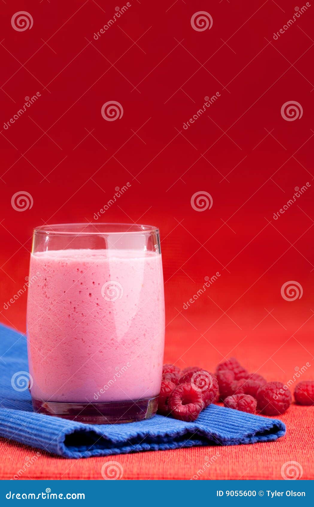 Raspberry Smoothie stock photo. Image of creamy, food - 9055600