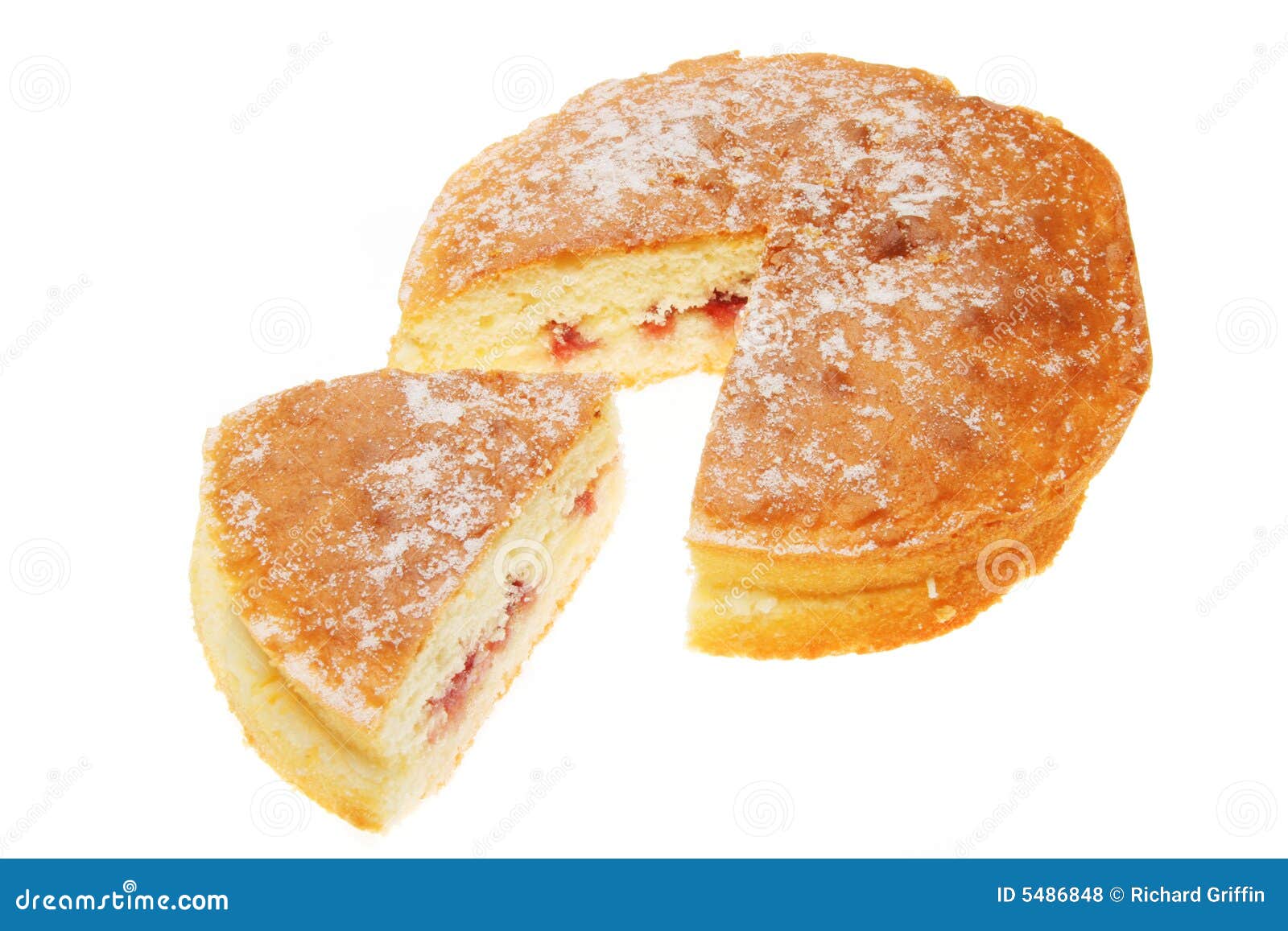 Raspberry sponge cake stock photo. Image of pudding, slice - 5486848