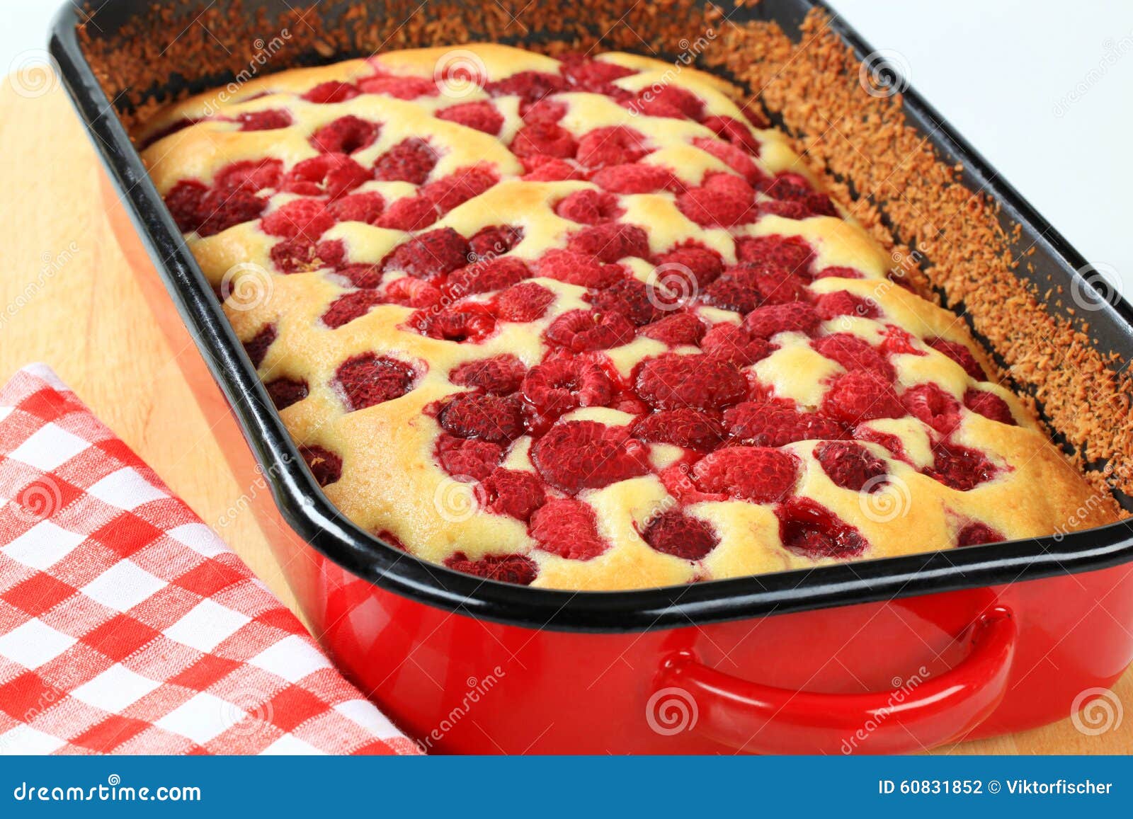 Raspberry sponge cake stock photo. Image of homemade - 60831852