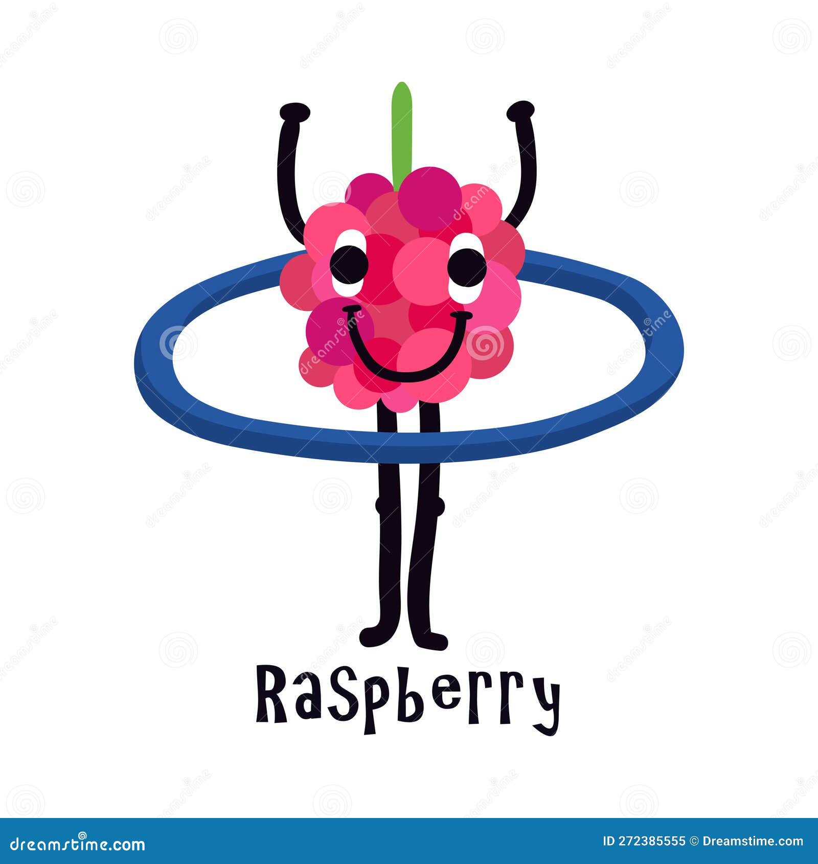 Raspberry Sport Illustration Stock Vector - Illustration of raspberry ...