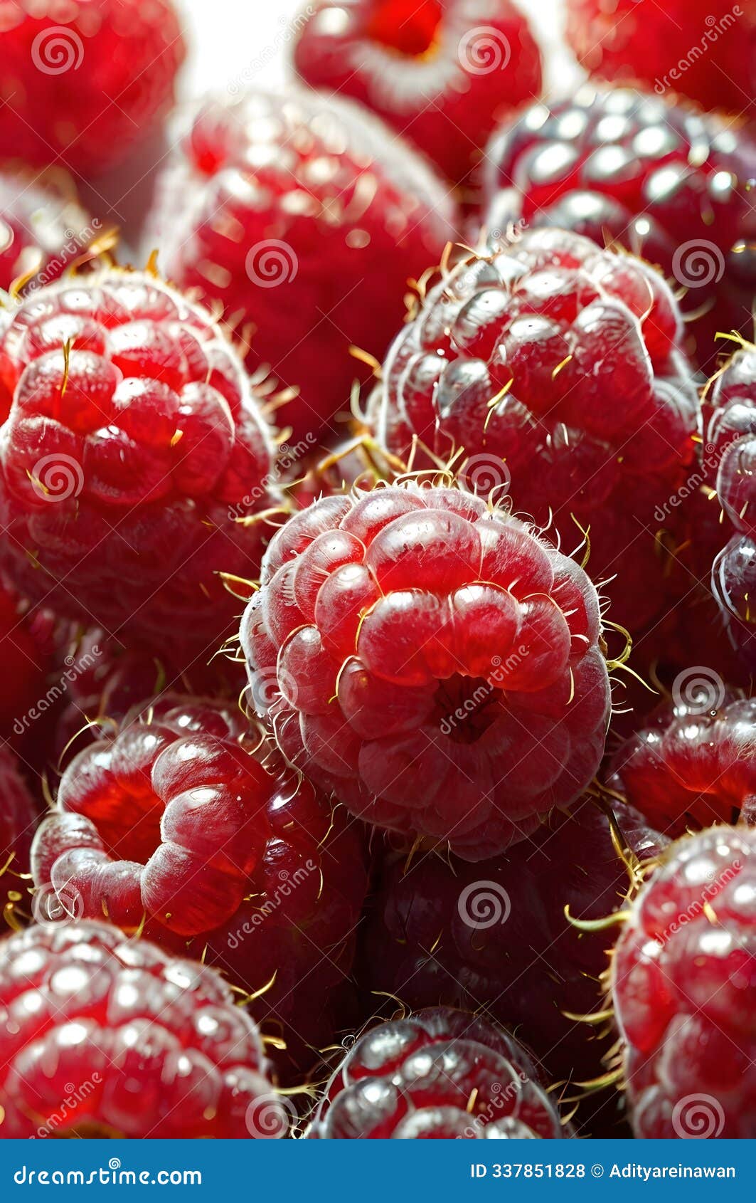 Raspberry Still Life Fresh and Vibrant Avatar on White Background Stock ...