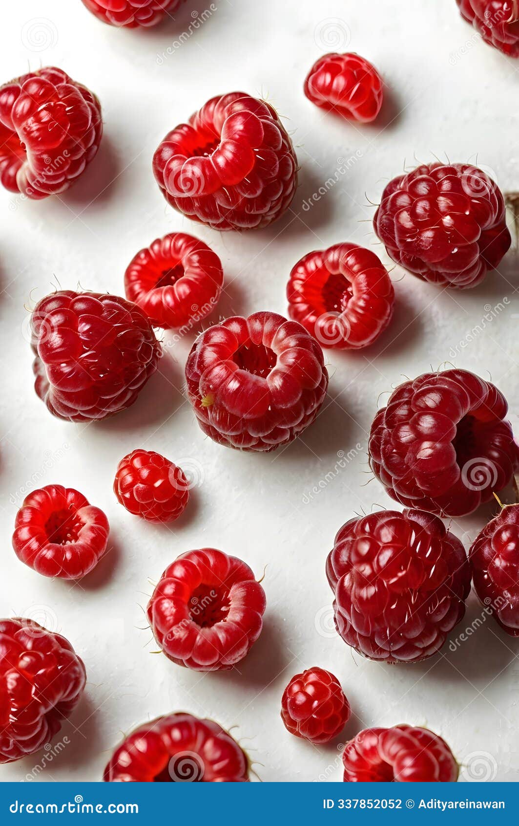 Raspberry Still Life Fresh and Vibrant Avatar on White Background Stock ...