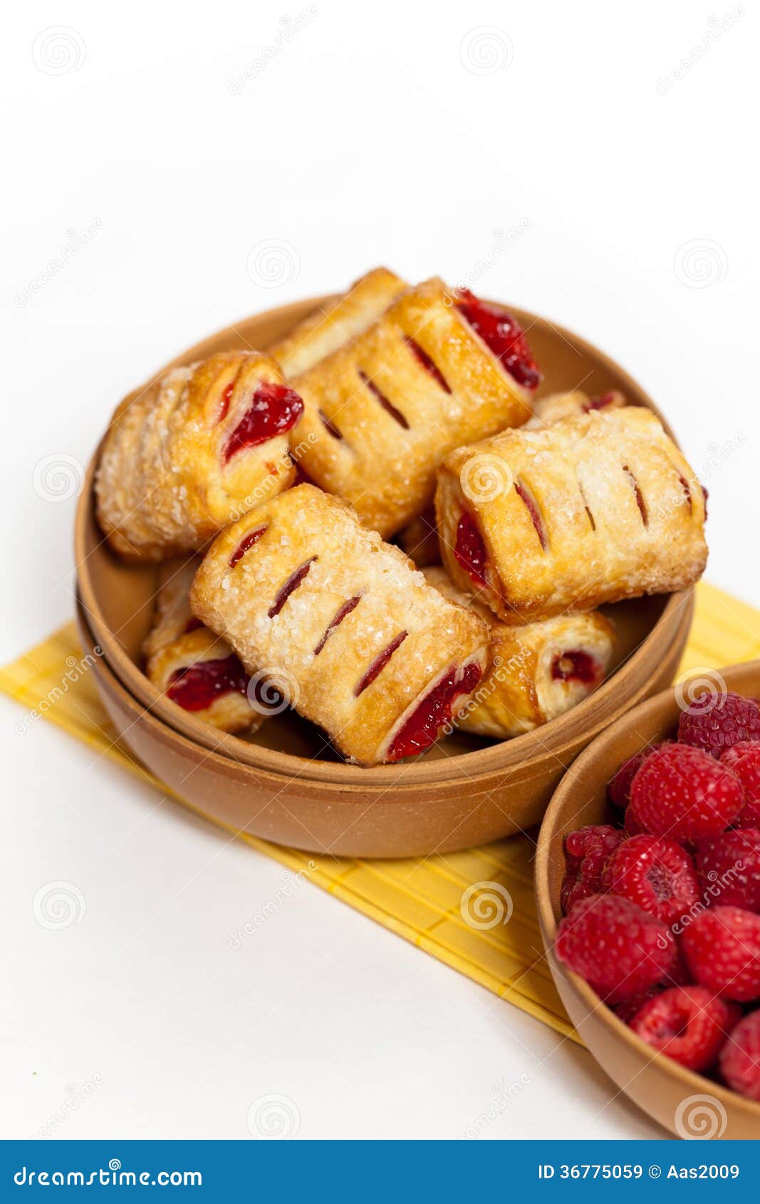 Raspberry Strudel Bites stock image. Image of cuisine - 36775059