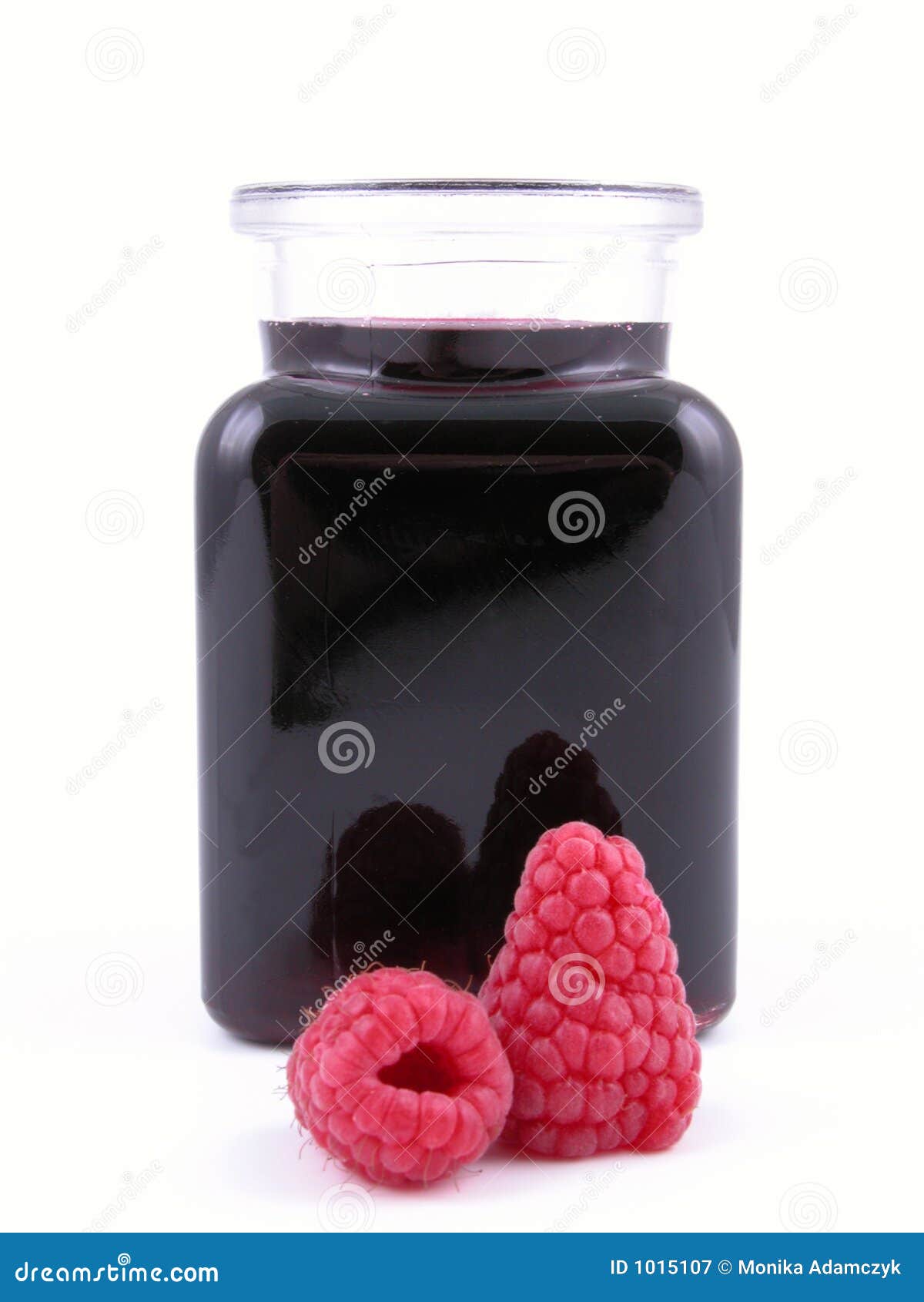 Raspberry syrup stock image. Image of isolated, serve - 1015107