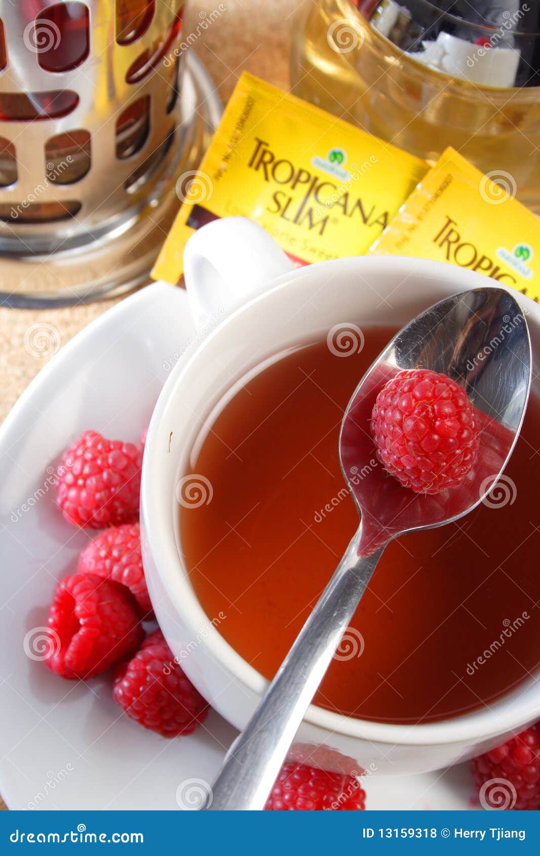 Raspberry tea stock photo. Image of drink, serve, liquid - 13159318
