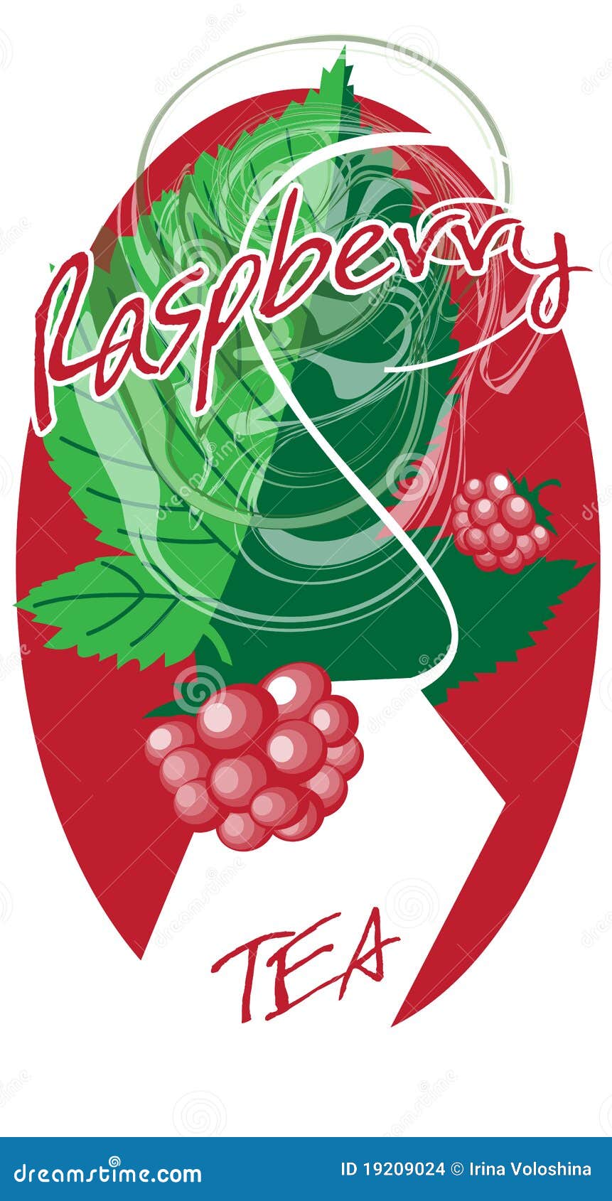 Raspberry tea stock illustration. Illustration of cooking - 19209024