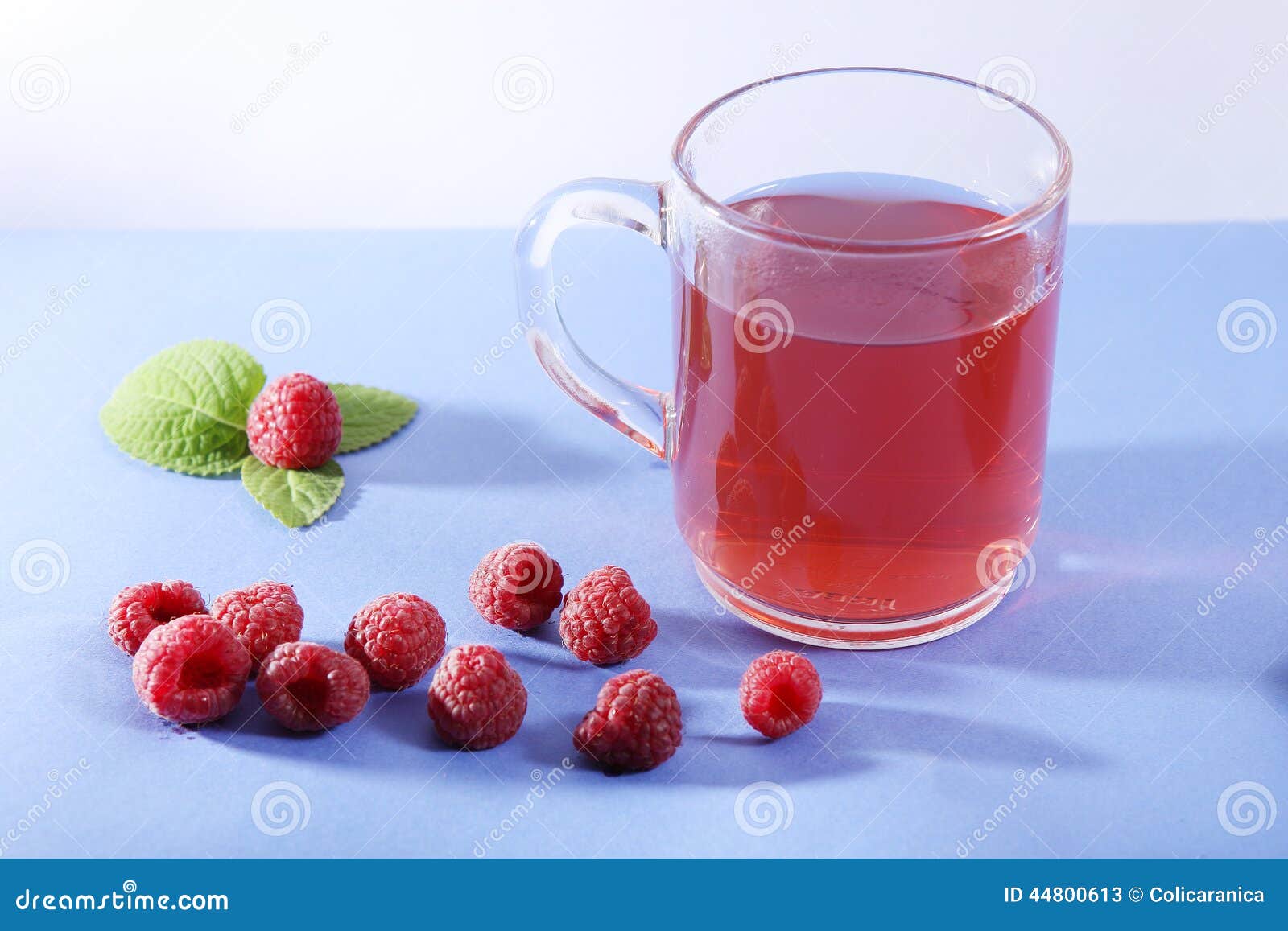 Raspberry and tea stock image. Image of beverage, tasty - 44800613