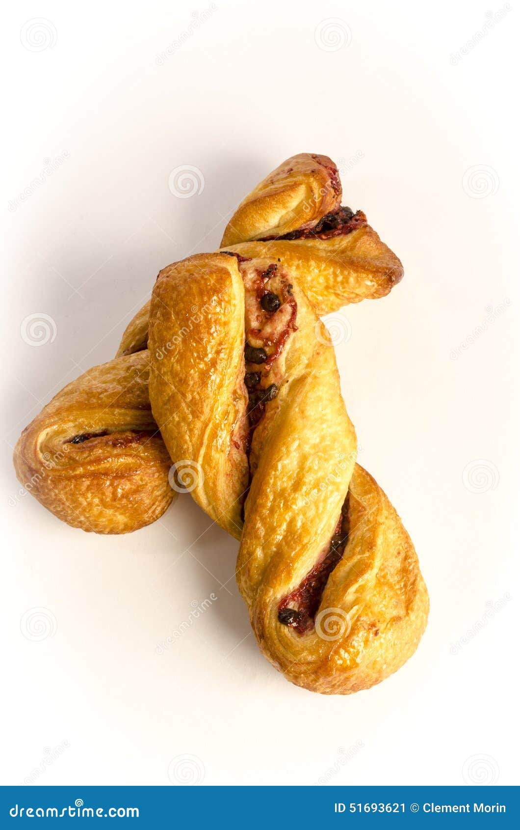 Raspberry twist pastries stock image. Image of comfort - 51693621